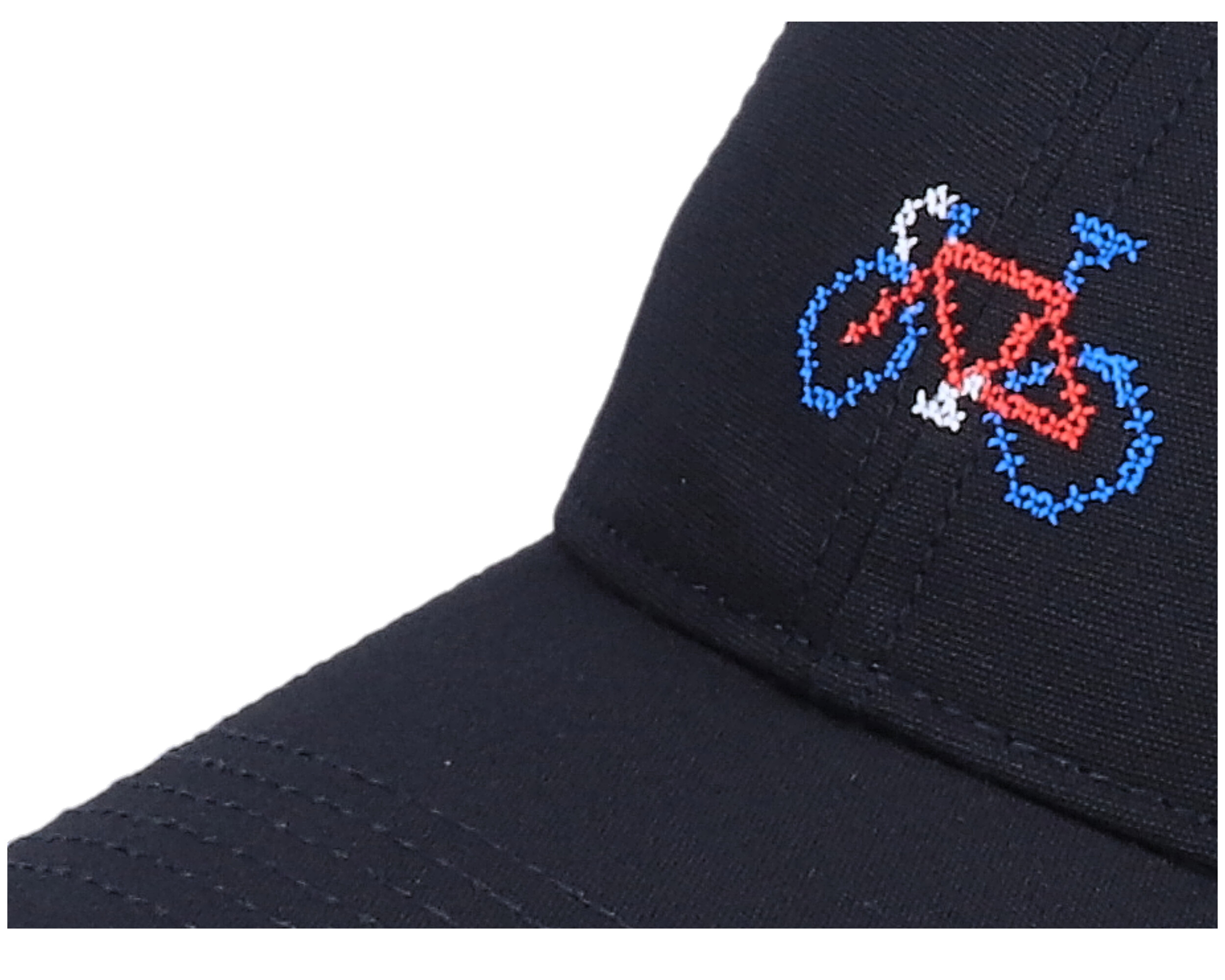 Sport Cap Stitch Bike Black Dad Cap - Dedicated cap | Hatstoreworld.com