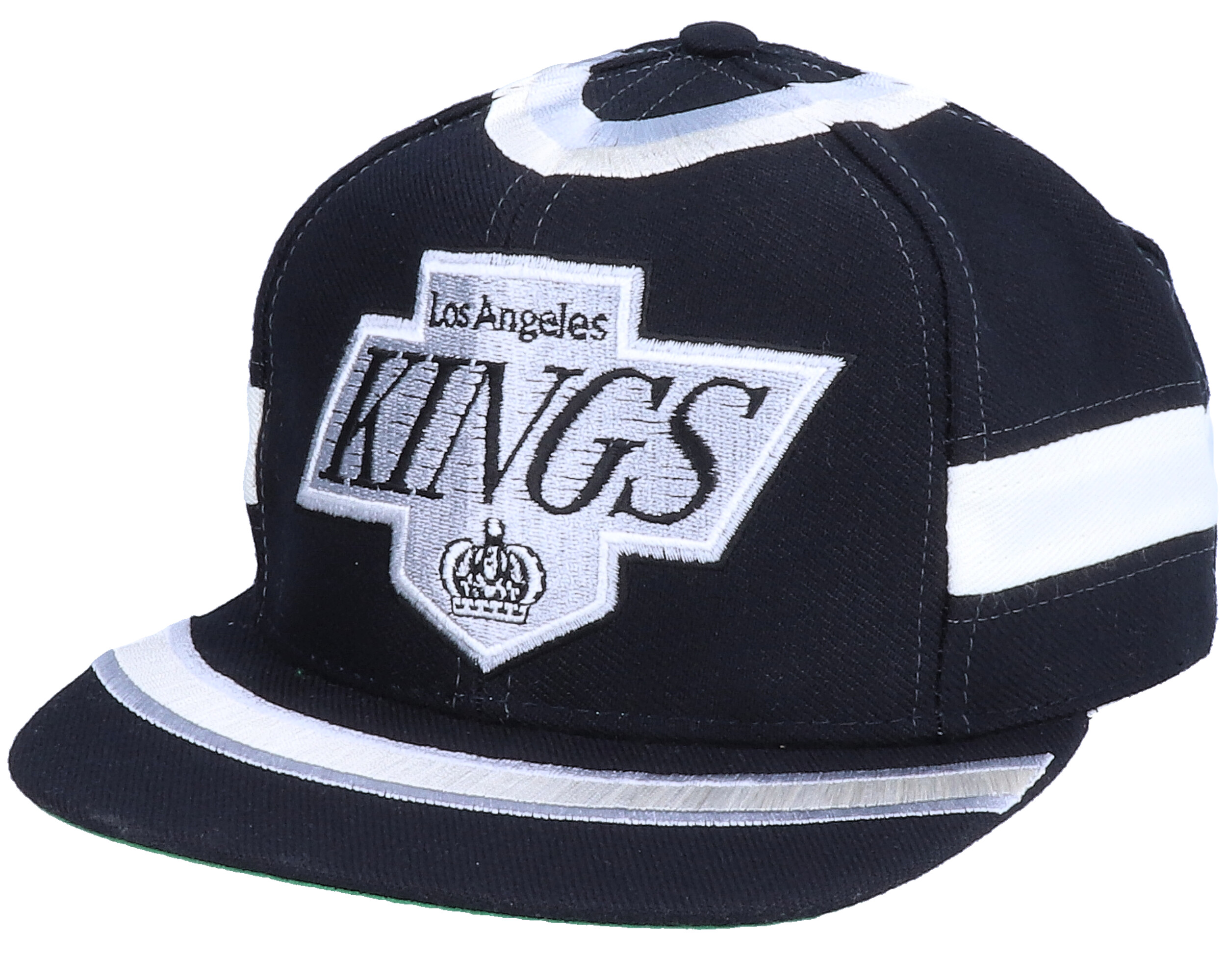 Los Angeles Kings Kings Stripes NHL Vintage Black Snapback ...