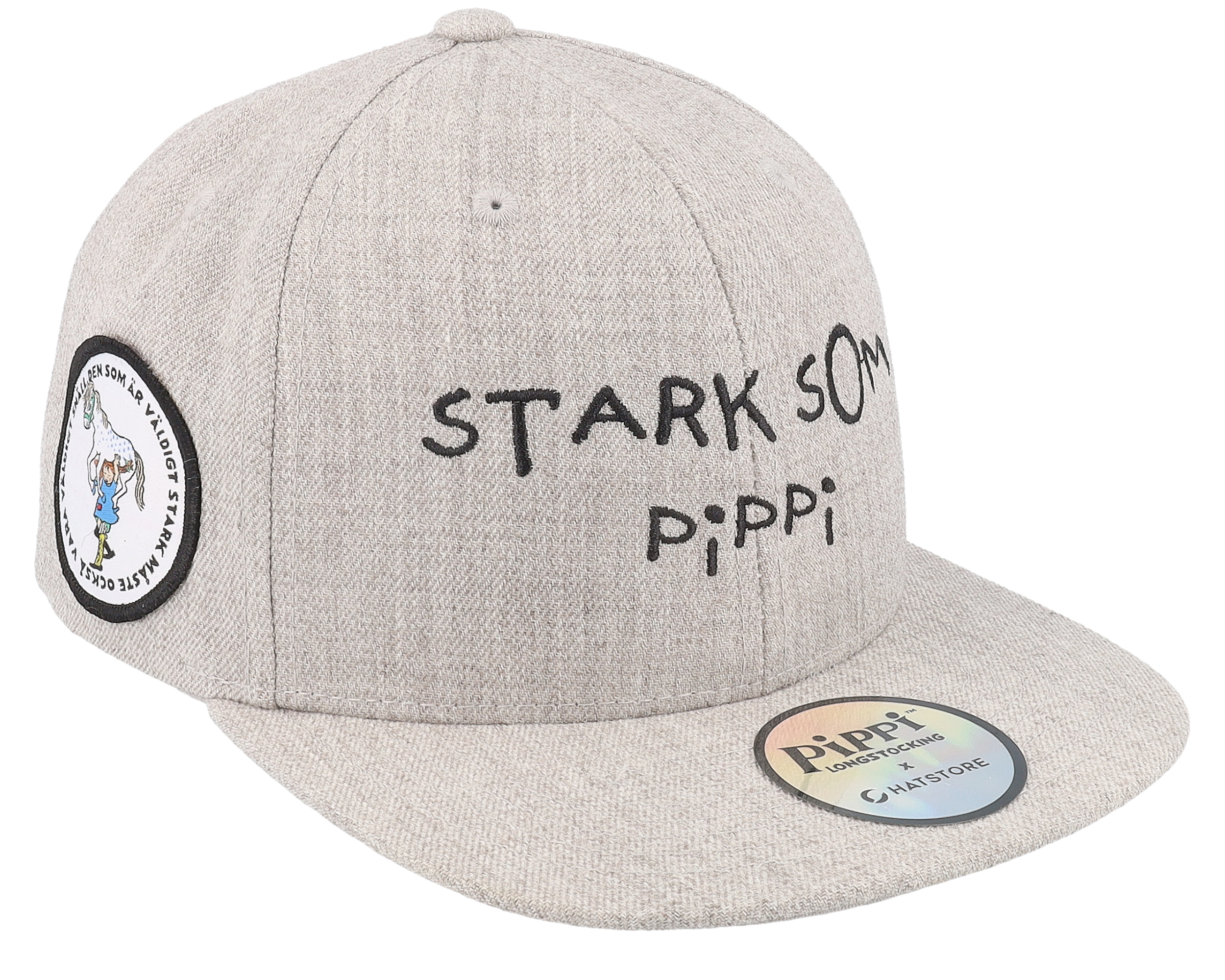 Kids Stark Som Pippi Grey Snapback | Hatstoreworld.com