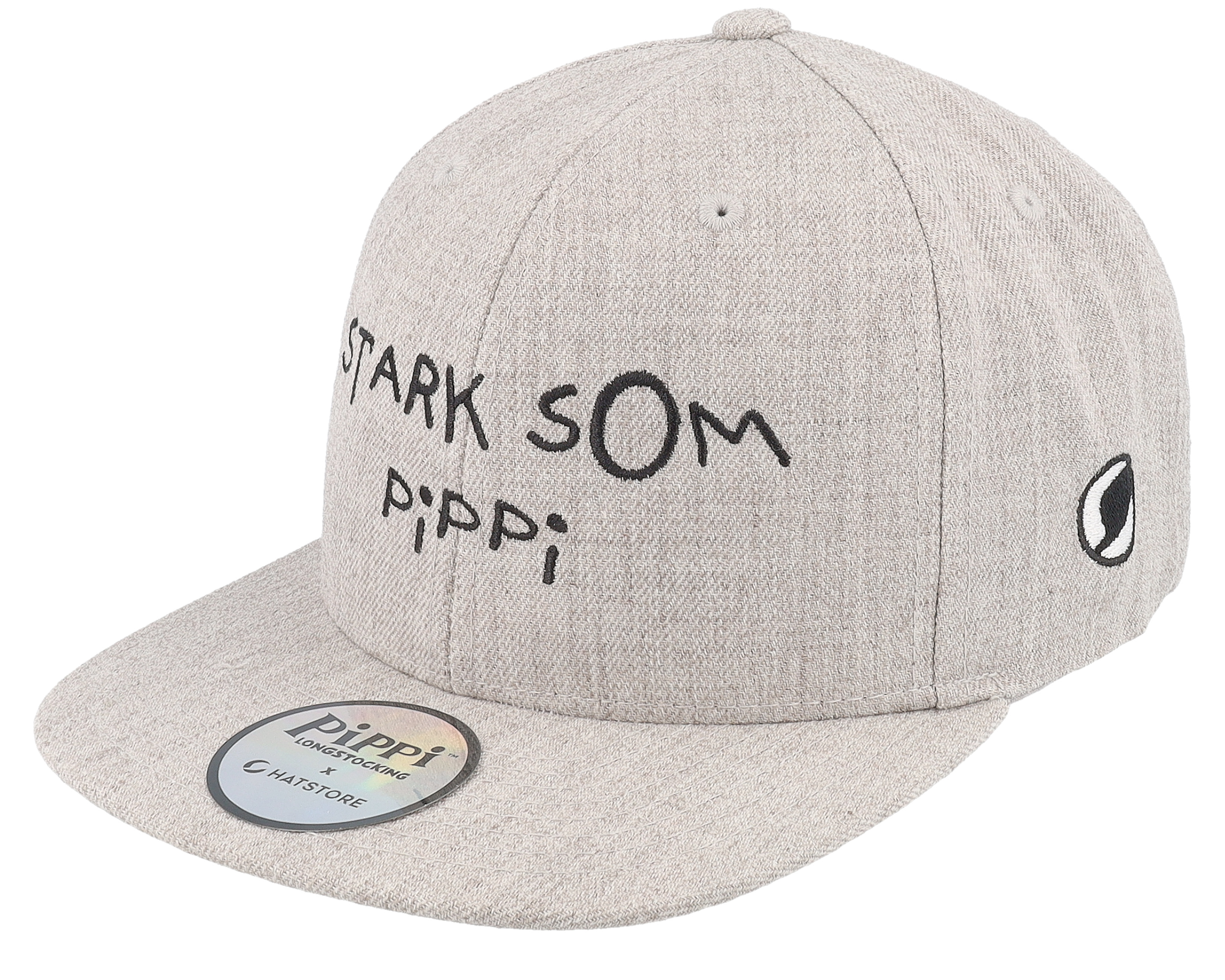 Kids Stark Som Pippi Grey Snapback - Hatstore.se