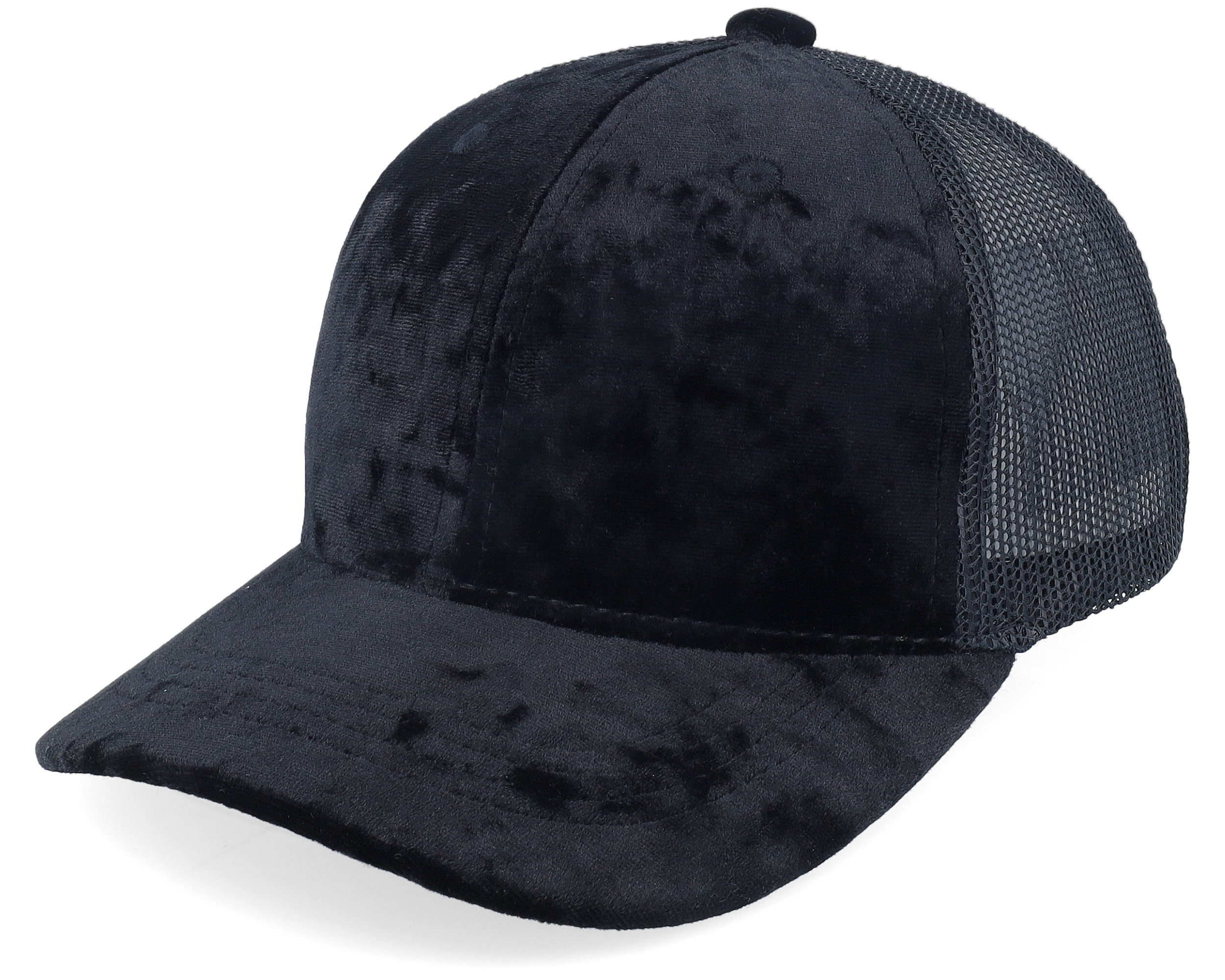Kids Black/Black Velvet Trucker - Equip | Hatstoreworld.com