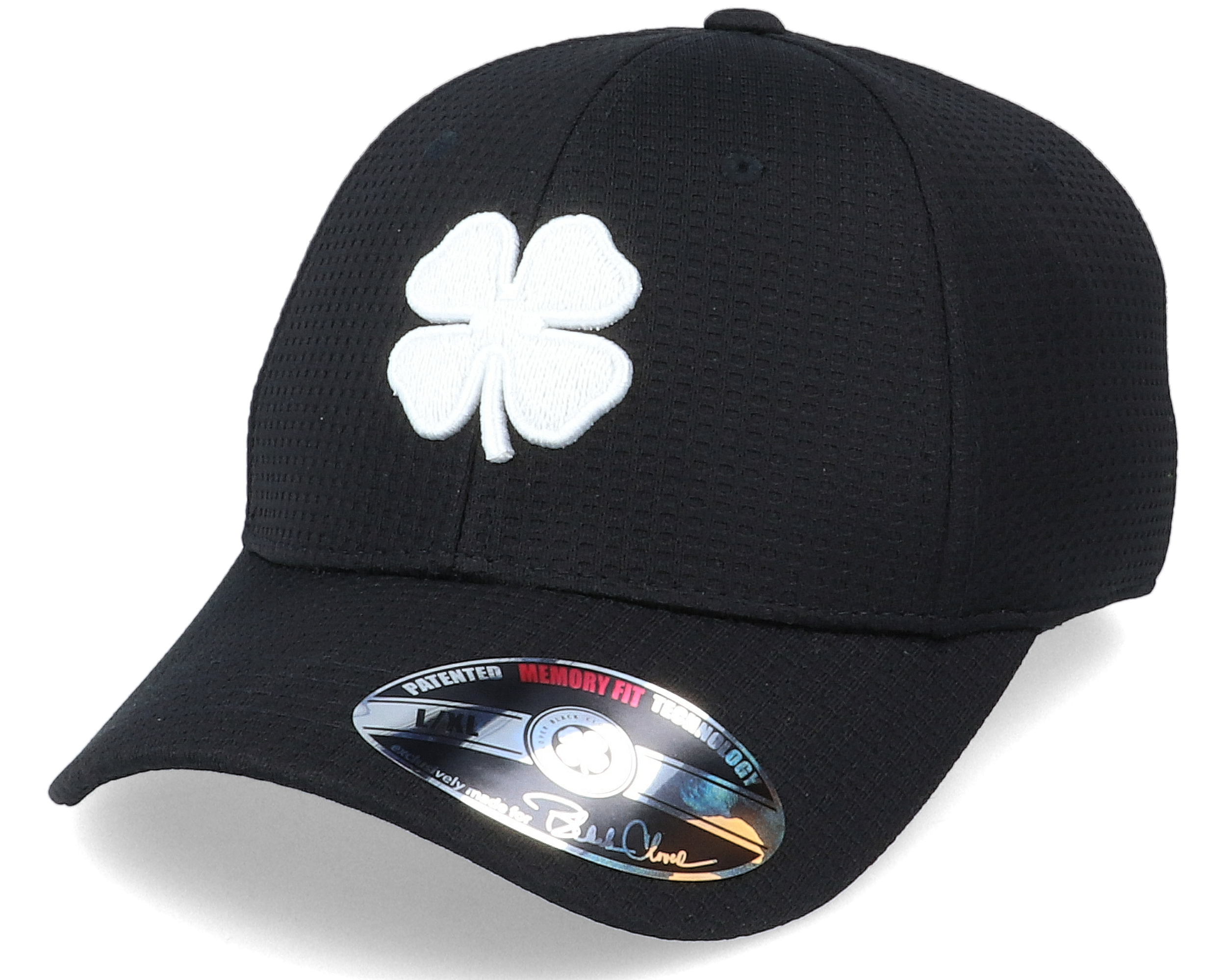 Flex Waffle Memory Fit Black/White Flexfit - Black Clover ...