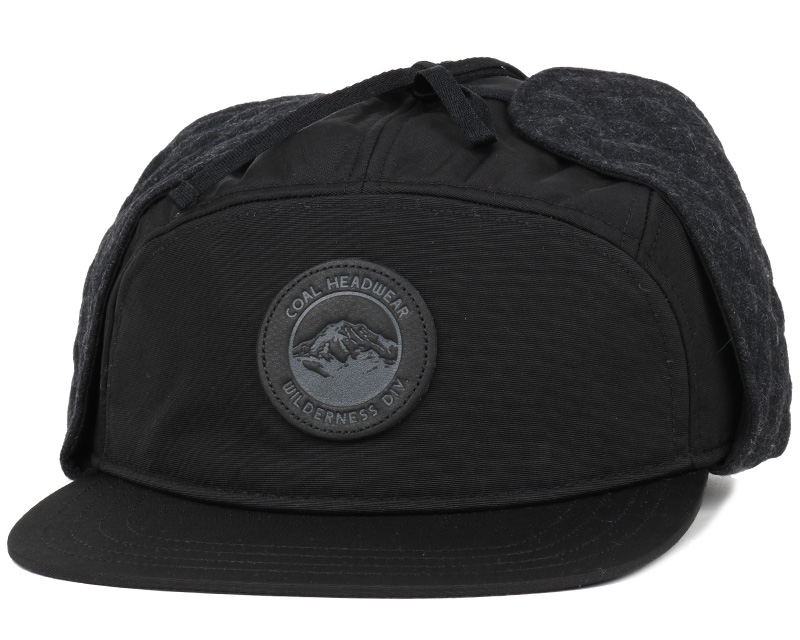 Tracker Black 5-Panel - Coal cap | Hatstore.com