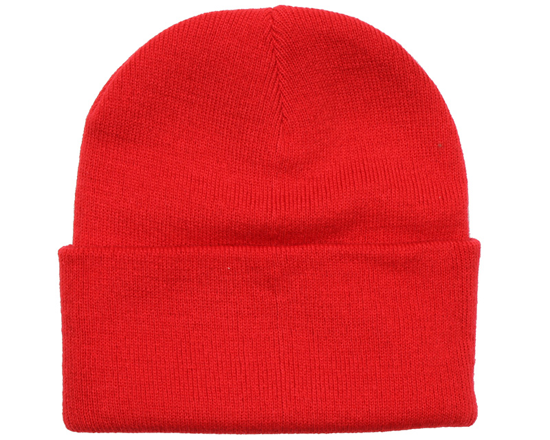 Bright Red Beanie - Beechfield | Hatstoreworld.com