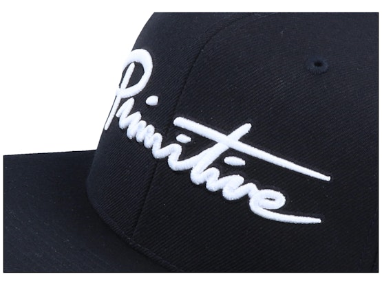 Nuevo Script Black/White Snapback - Primitive Apparel caps ...