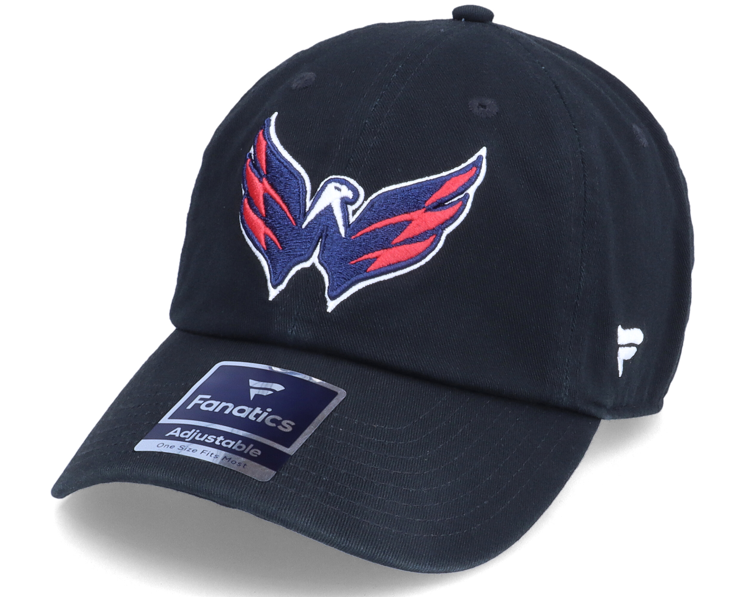 Washington Capitals Primary Logo Core Black Dad Cap | Hatstoreworld.com