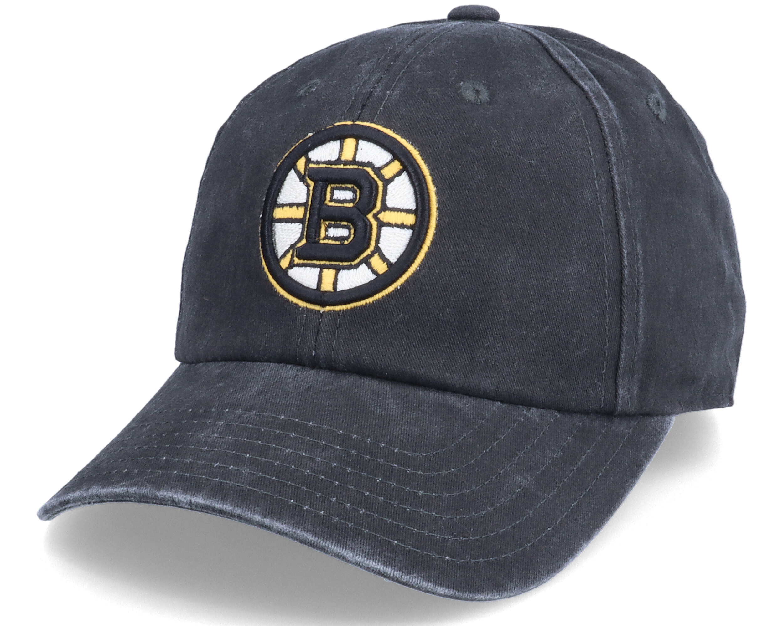 Boston Bruins New Raglin Black Dad Cap | Hatstoreworld.com