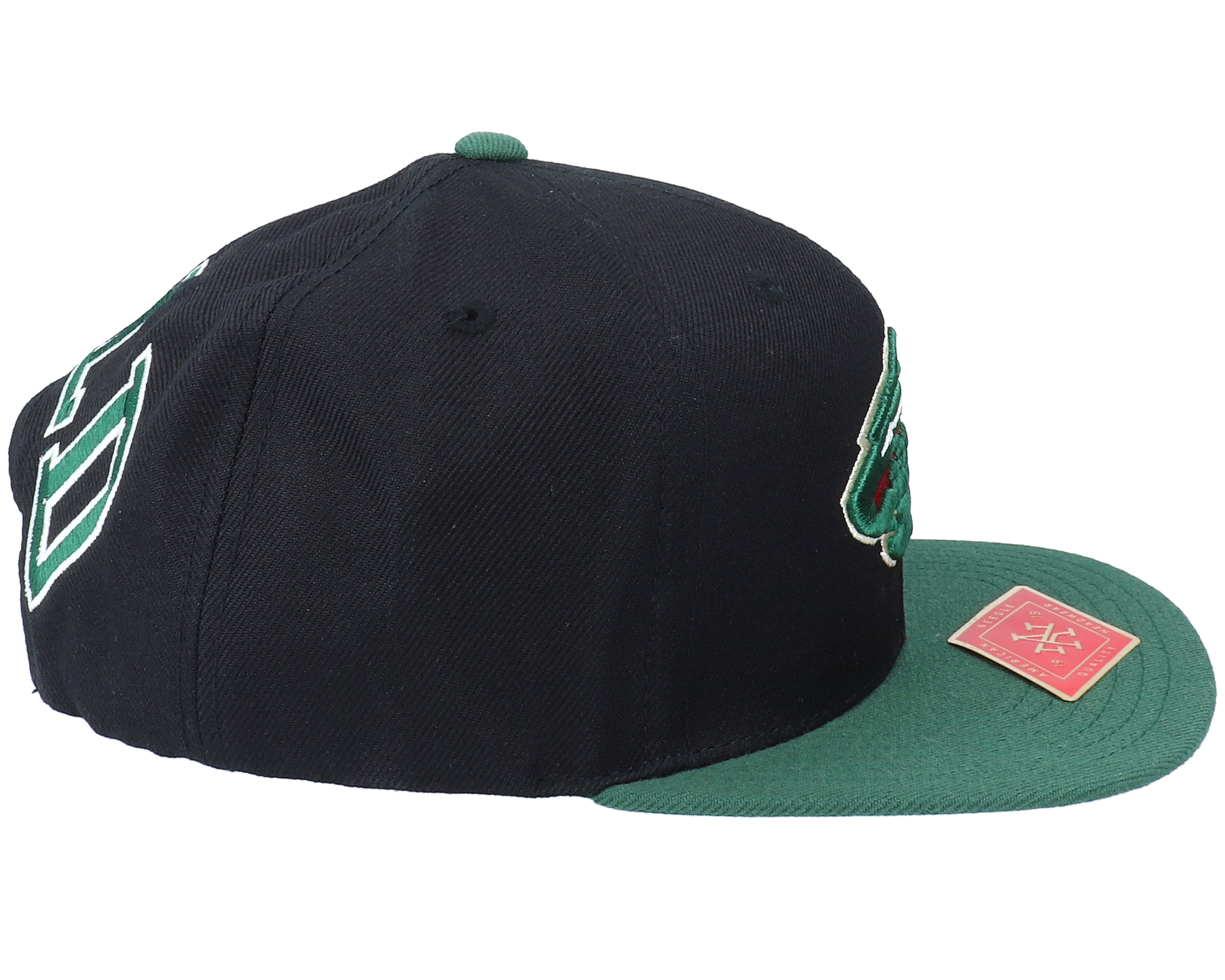 Minnesota Wild Blockhead Black/Dark Green Snapback - American Needle ...