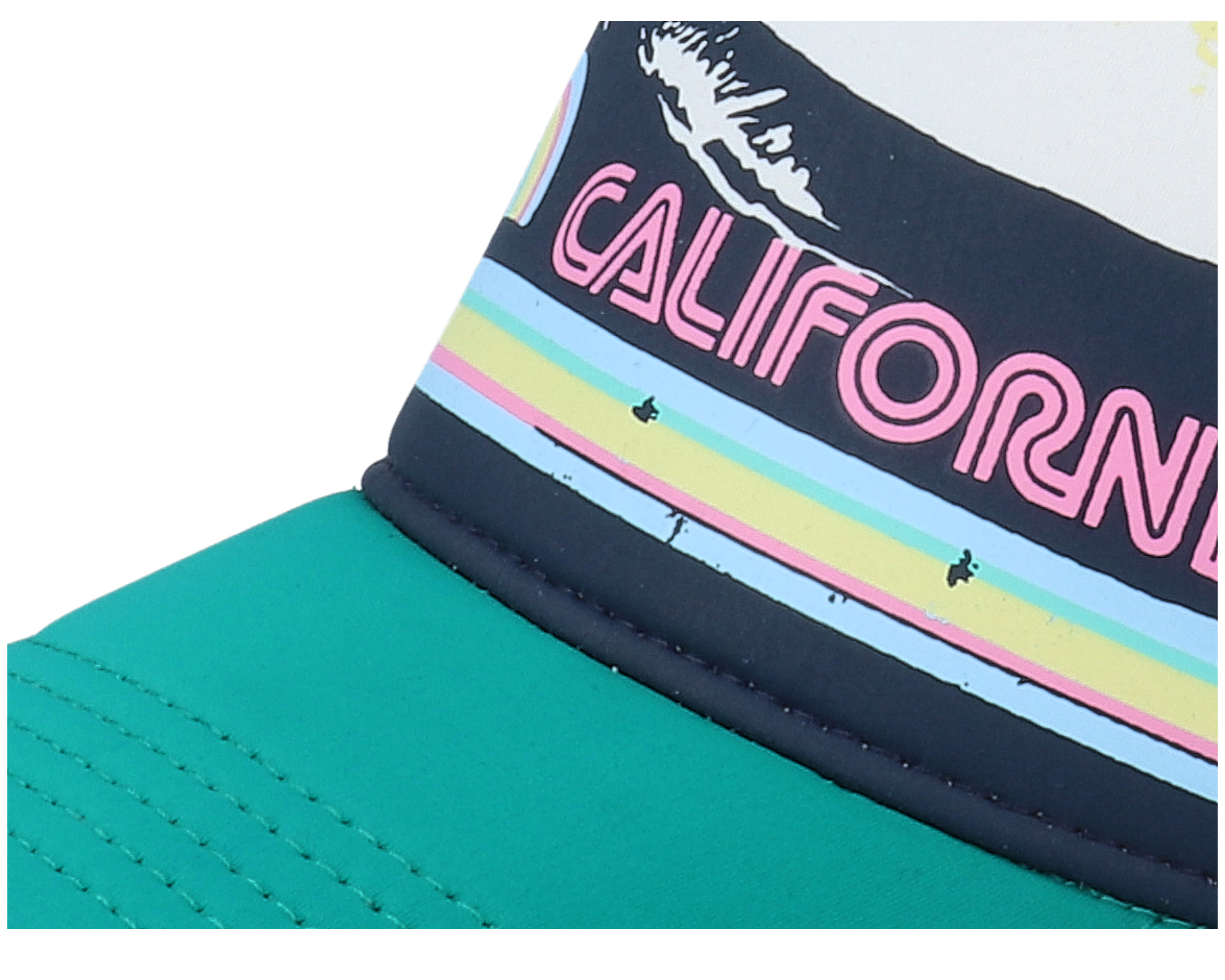California Riptide Valin White & Emerald Trucker - American Needle cap ...