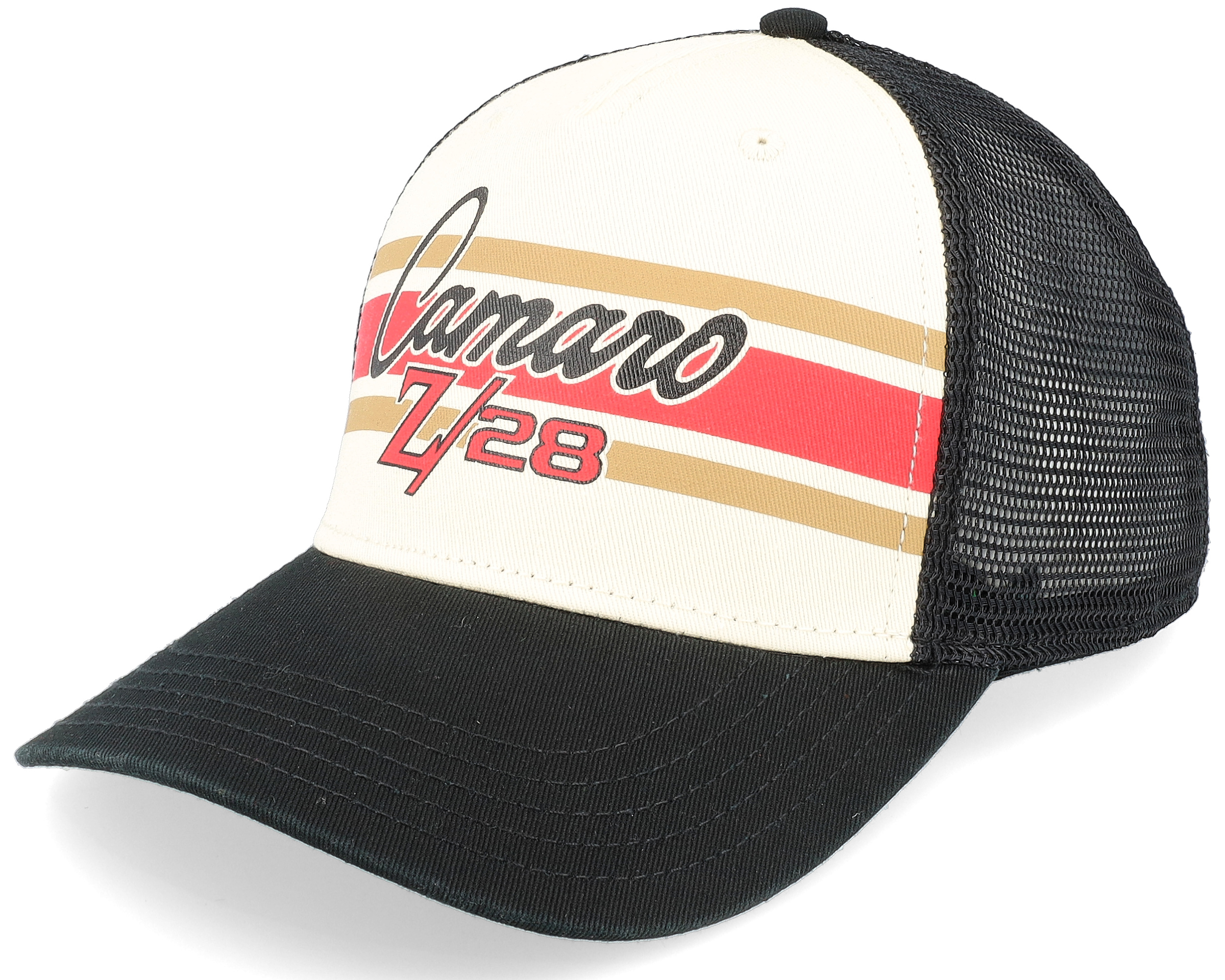 Camaro Z28 Sinclair Ivory/Black Trucker | Hatstoreworld.com