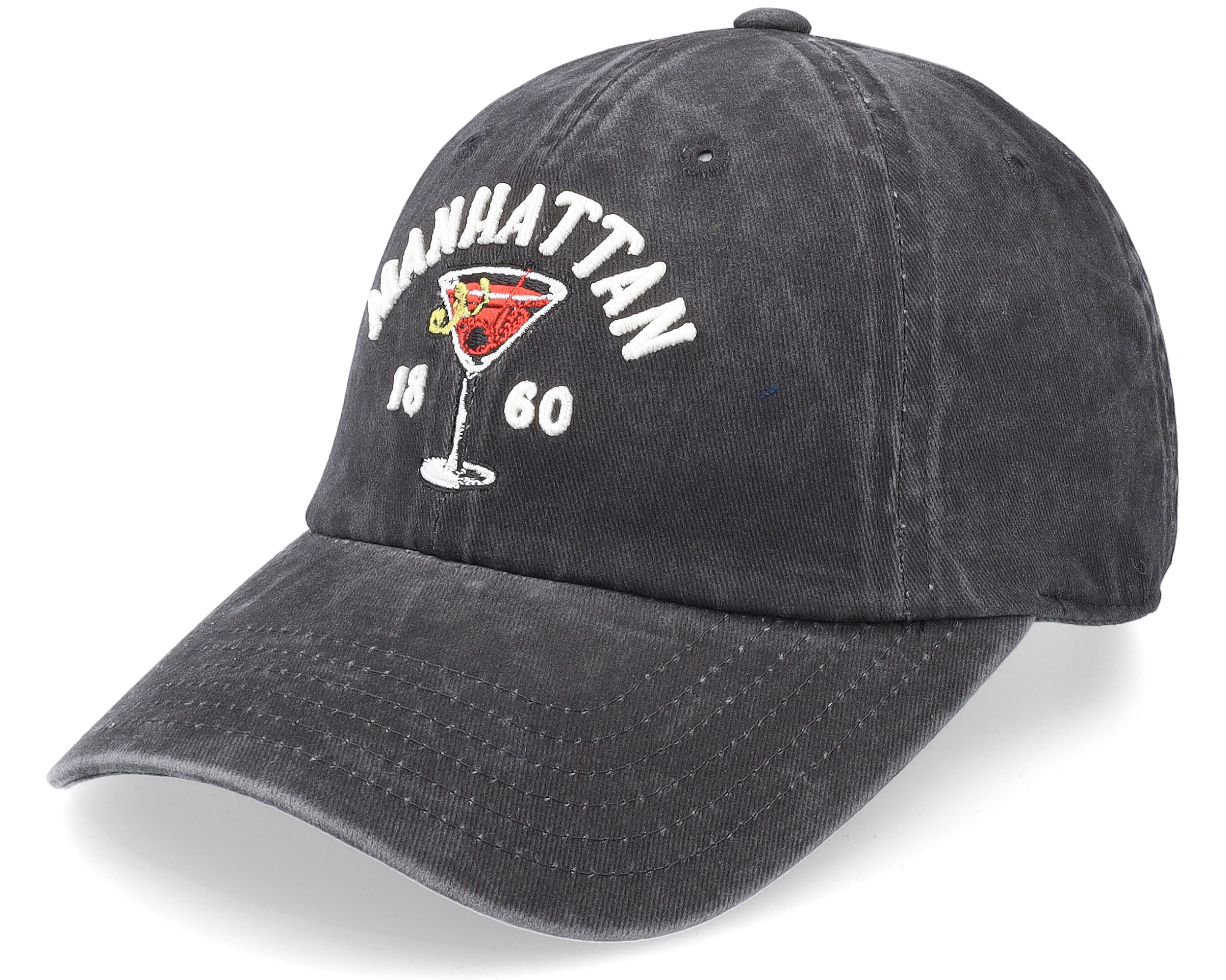 Manhattan Archive Cocktail Black Dad Cap | Hatstoreworld.com