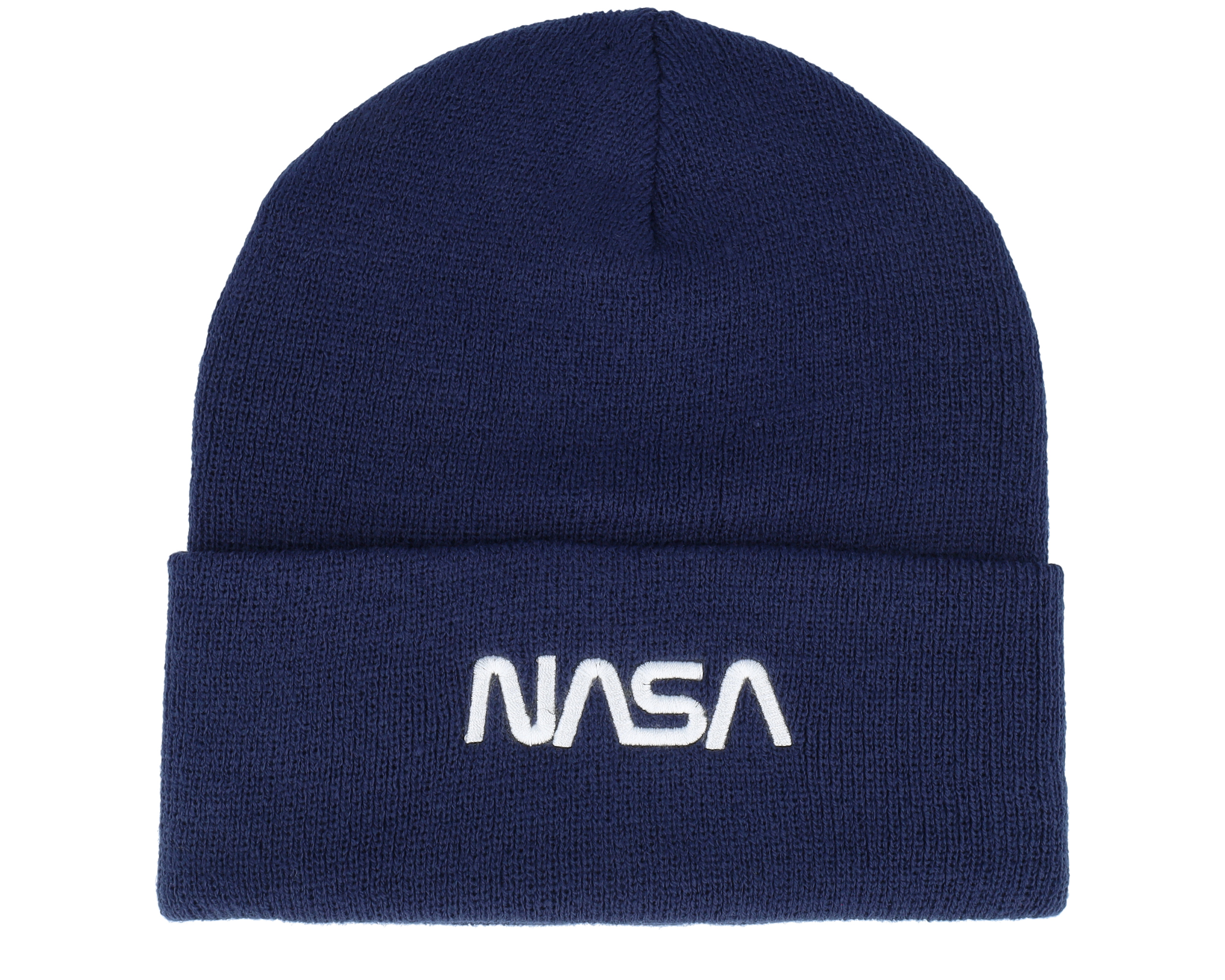 Nasa Knit Navy Cuff | Hatstoreworld.com