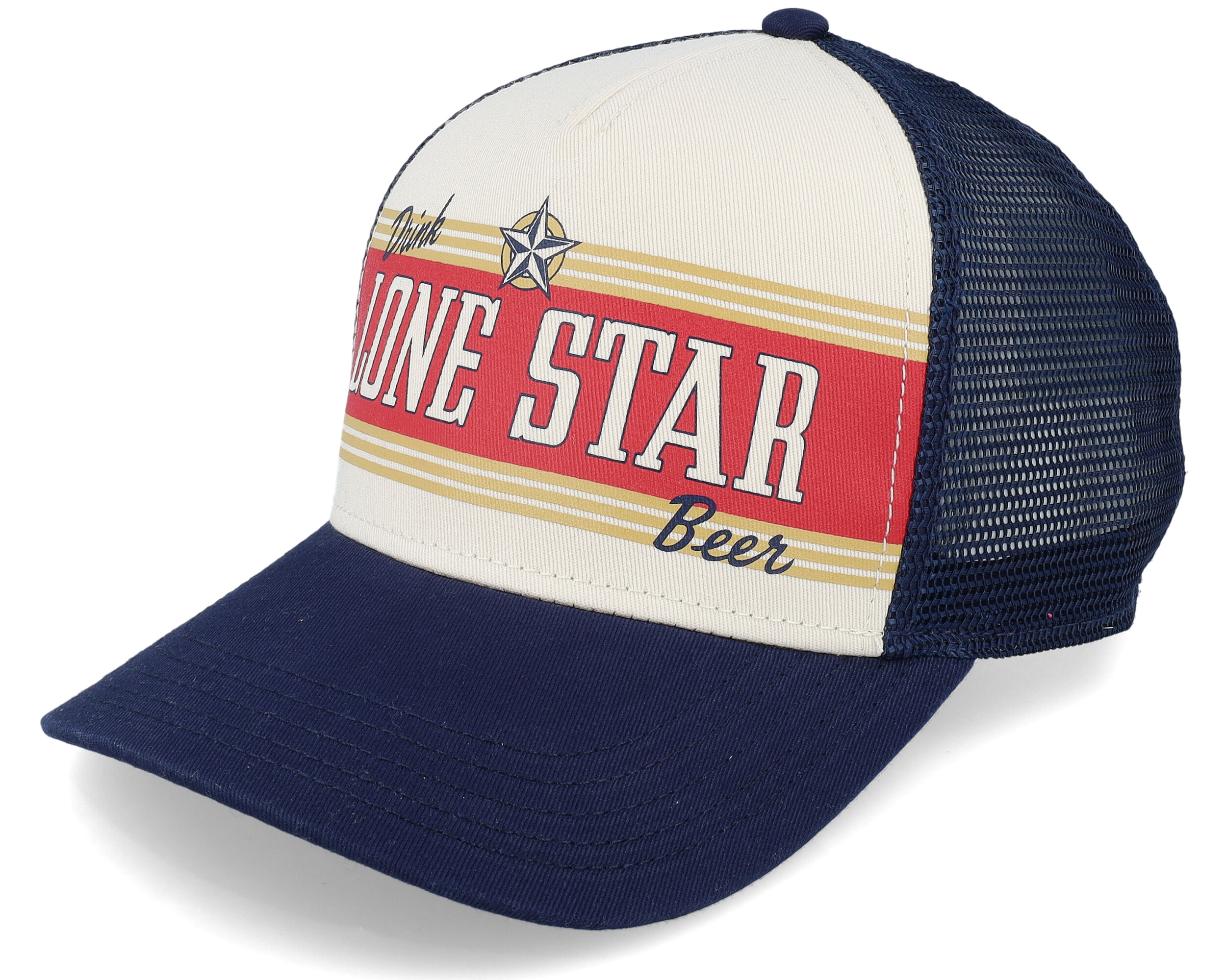 Lone Star Sinclair Ivory/Navy Trucker | Hatstoreworld.com