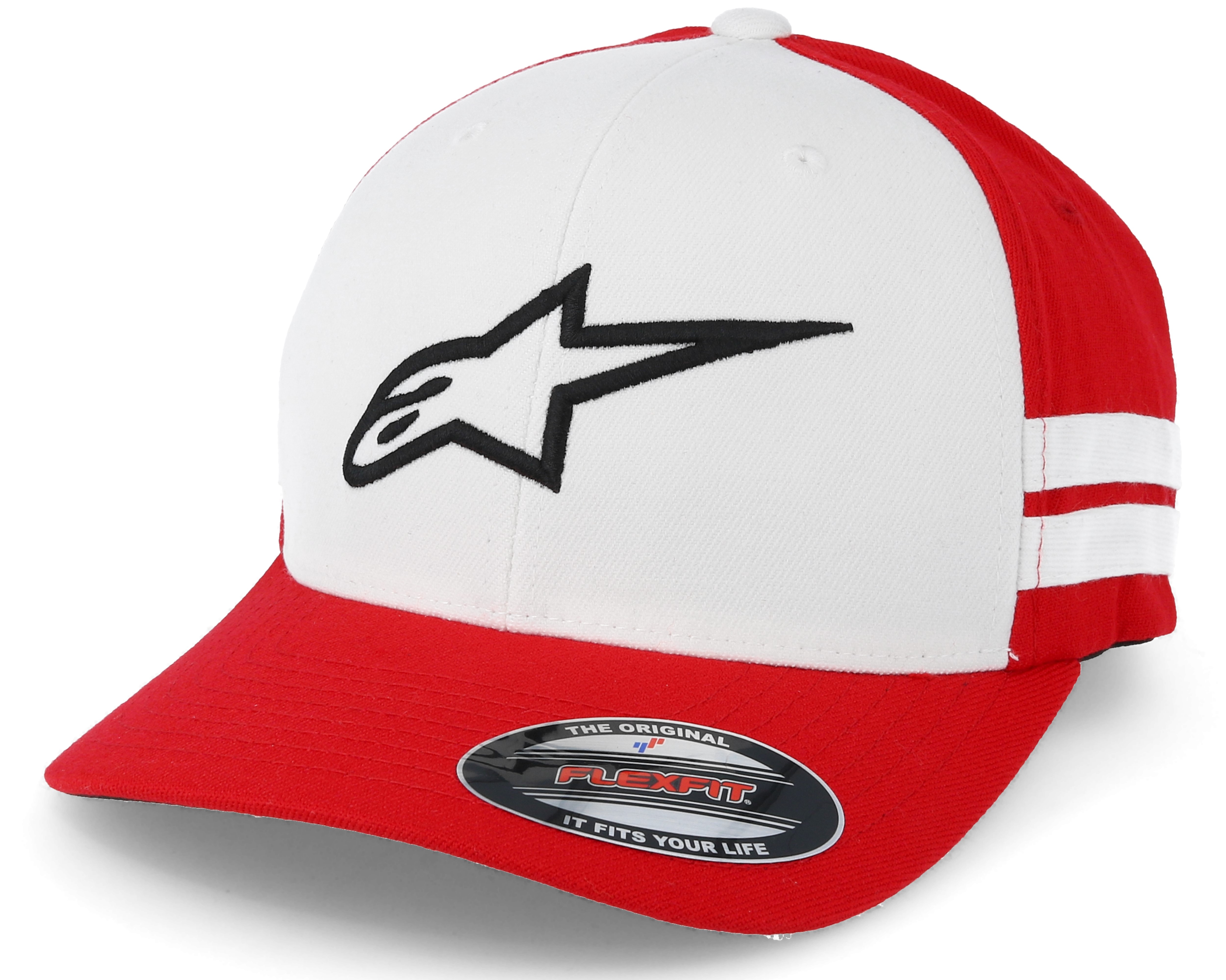 Sideline Red Flexfit - Alpinestars | Hatstoreworld.com