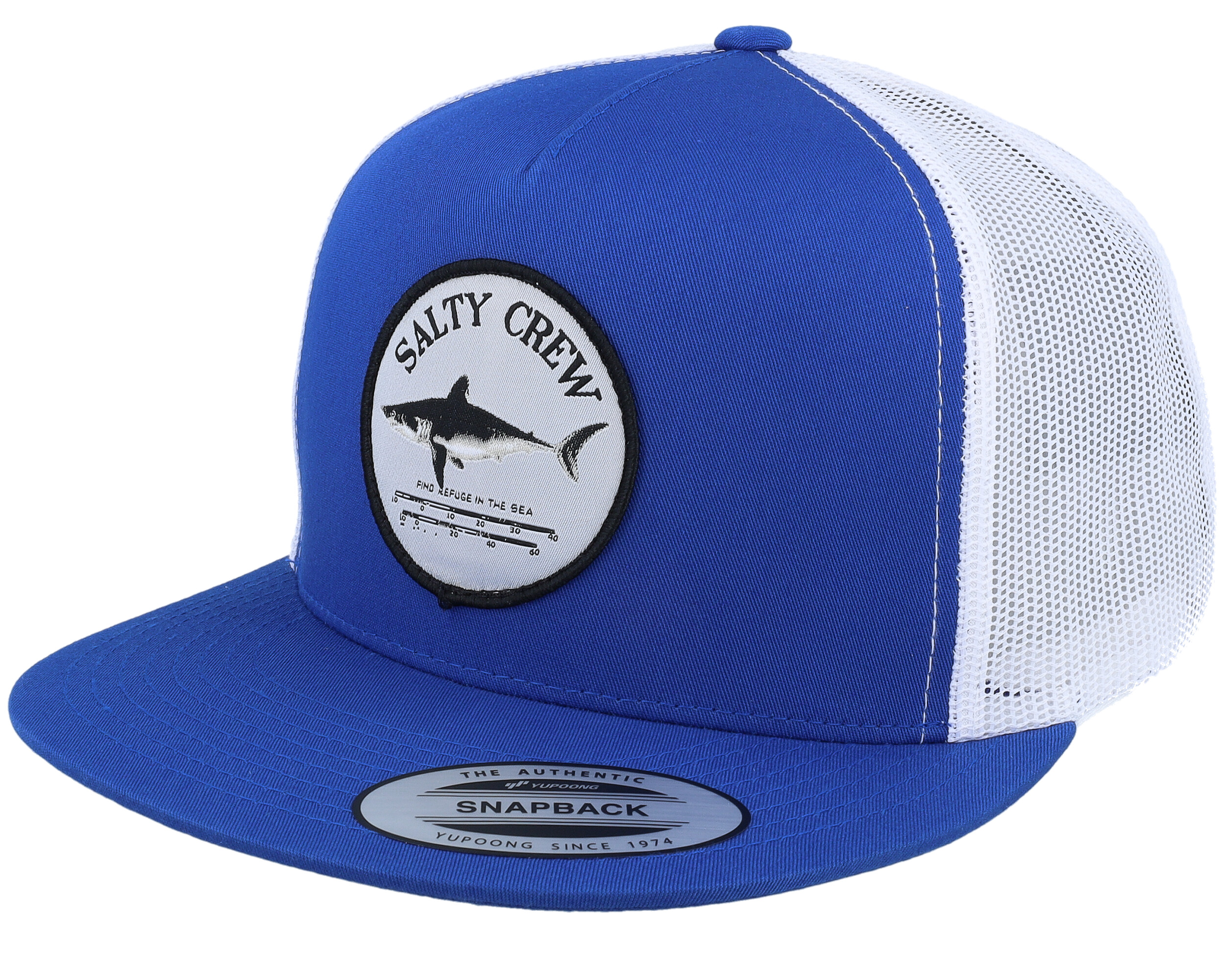 Bruce Royal/White Trucker - Salty Crew cap | Hatstoreworld.com