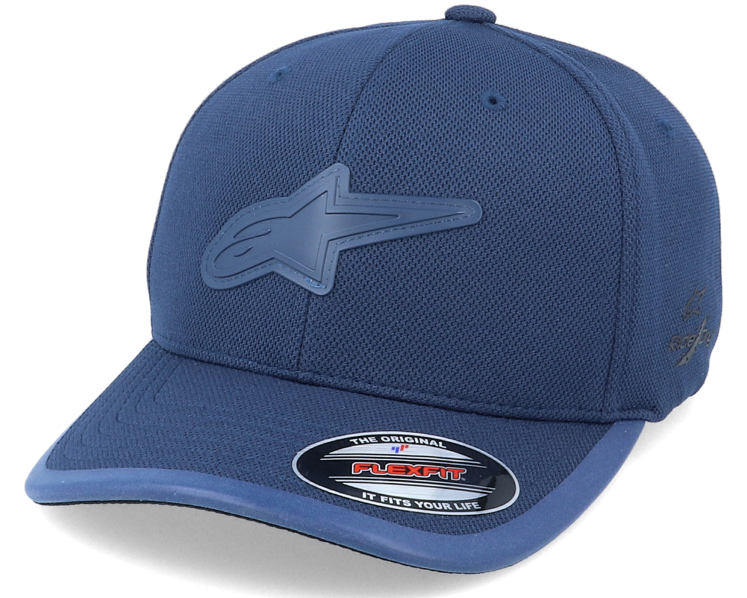 Astound Tech Navy Flexfit - Alpinestars cap | Hatstoreworld.com