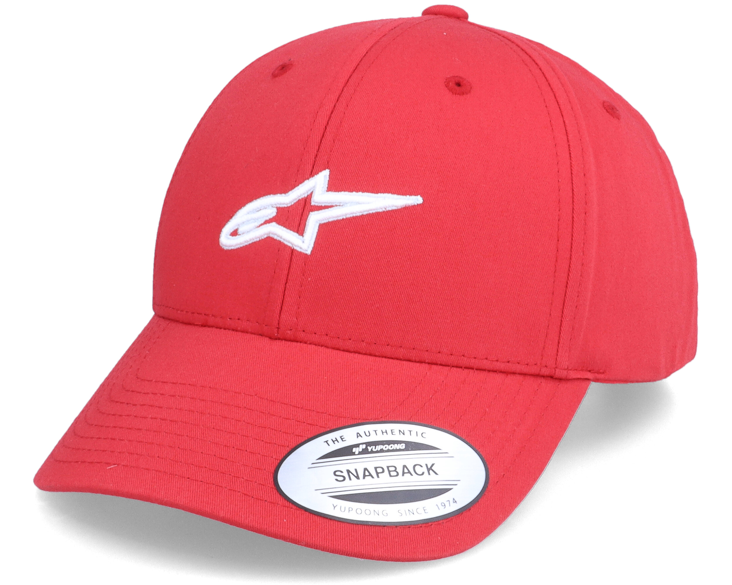 Alpha Hat Red Adjustable - Alpinestars | Hatstoreworld.com
