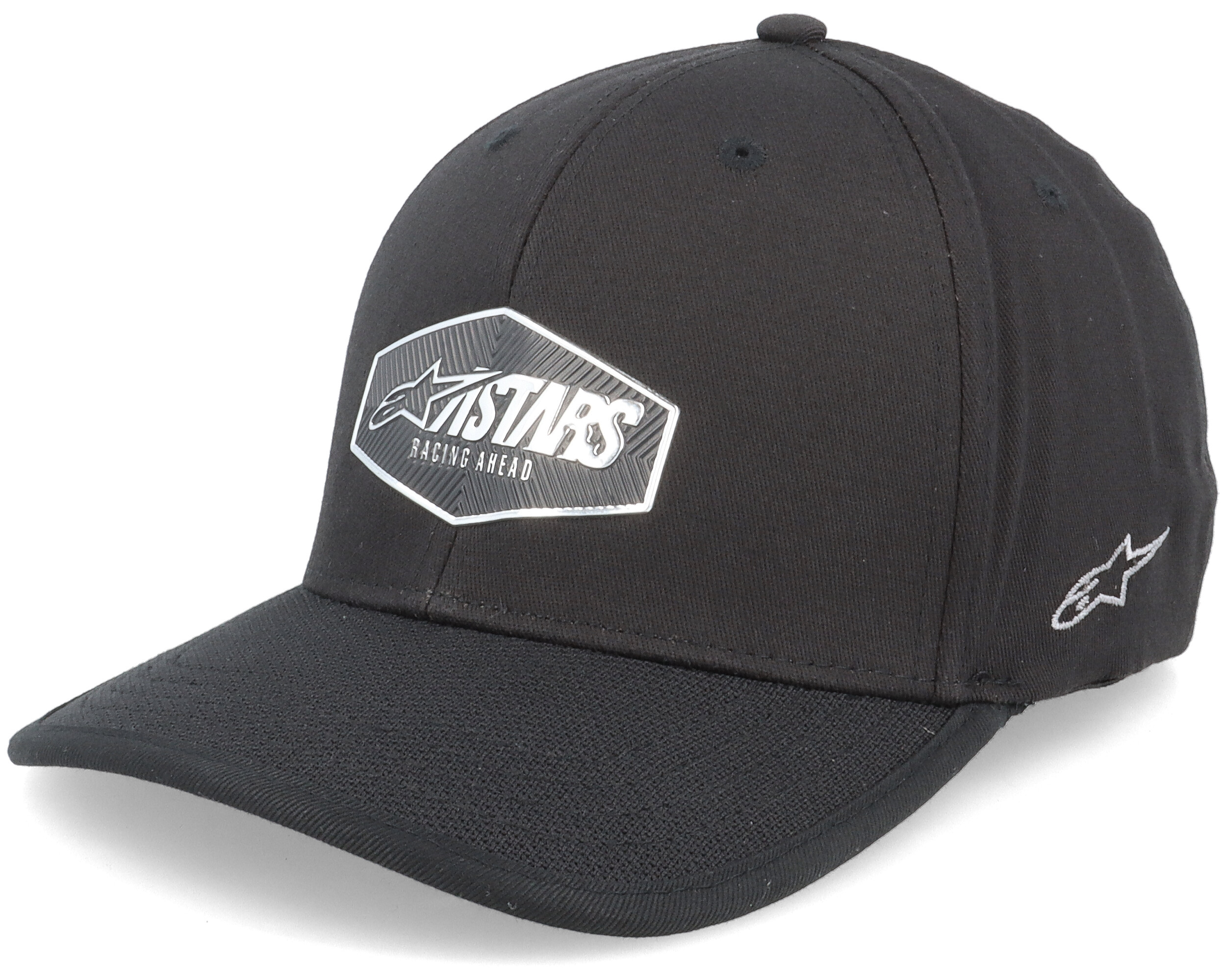 Emblem Hat Black Flexfit - Alpinestars cap | Hatstoreworld.com