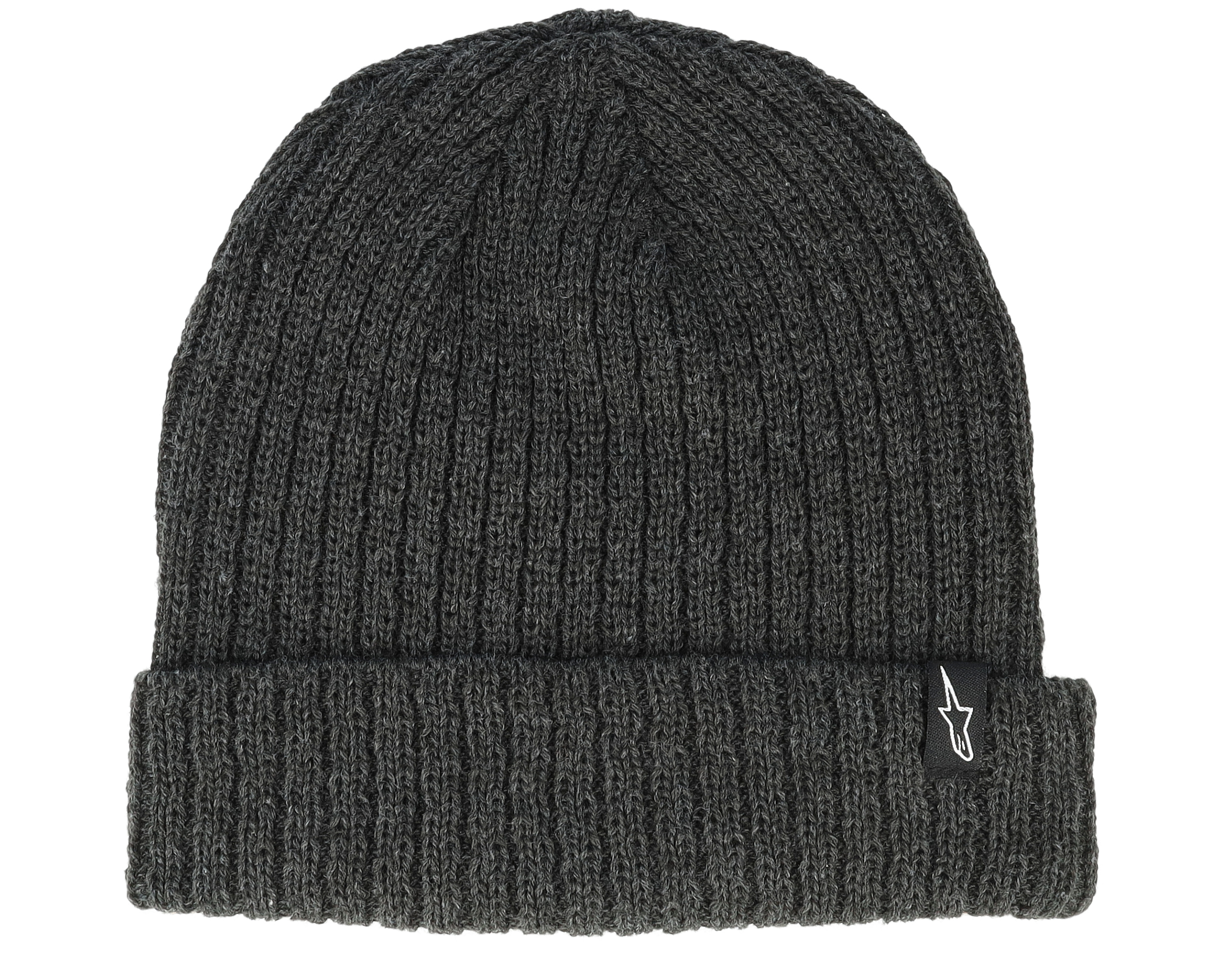 Receiving Beanie Charcoal Heather Cuff - Alpinestars | Hatstoreworld.com