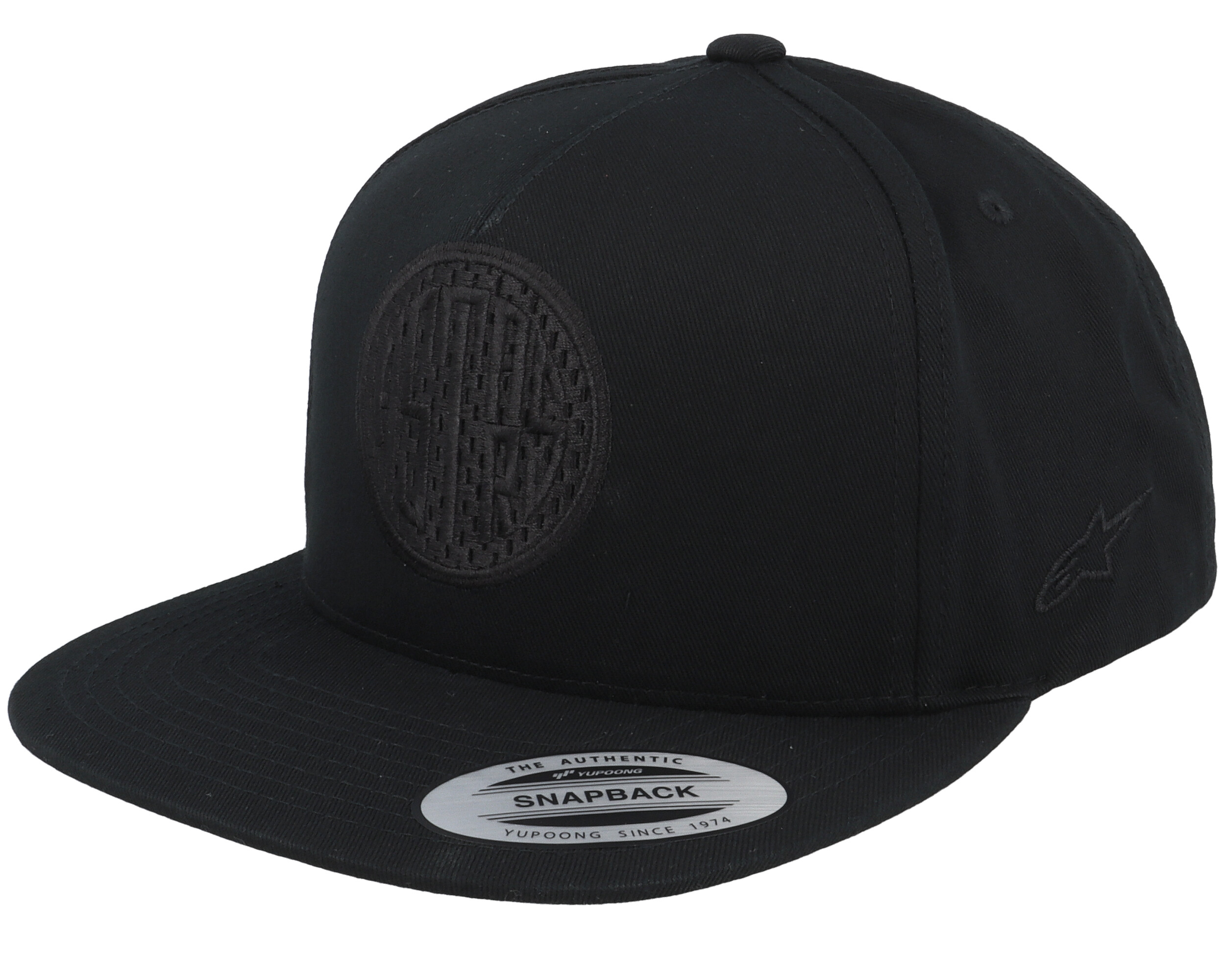 Circle Black/Black Snapback | Hatstoreworld.com