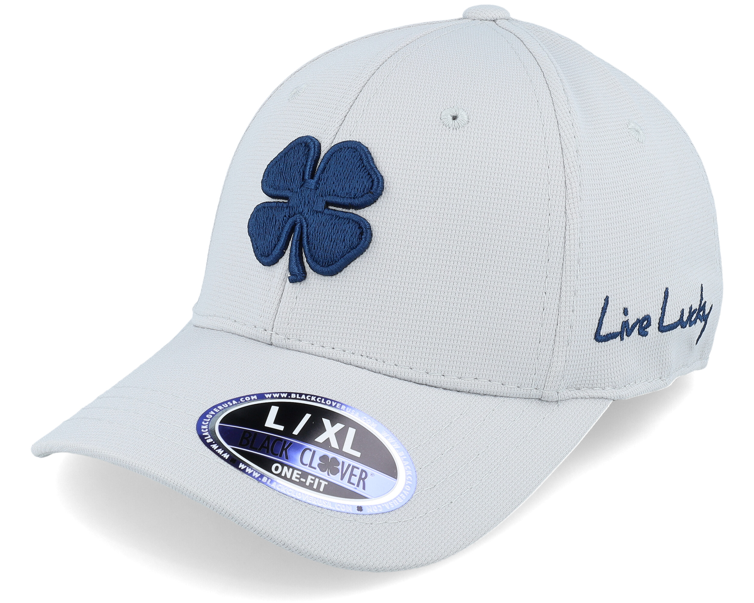 Spring Luck Admiral Silver Hat Sapph. Clover Flexfit | Hatstoreworld.com