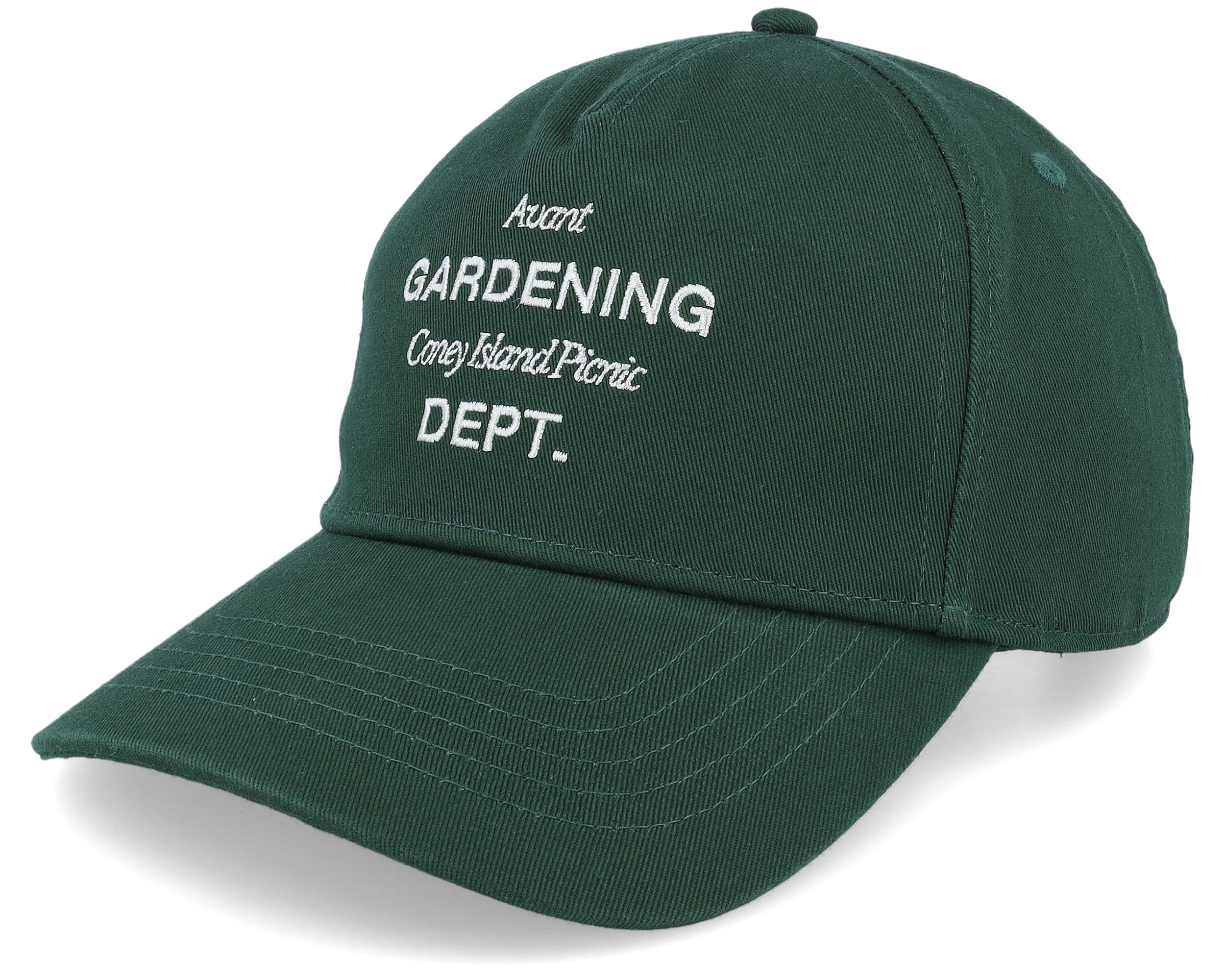 Gardening Deptcurved Brim Dark Green Snapback | Hatstoreworld.com