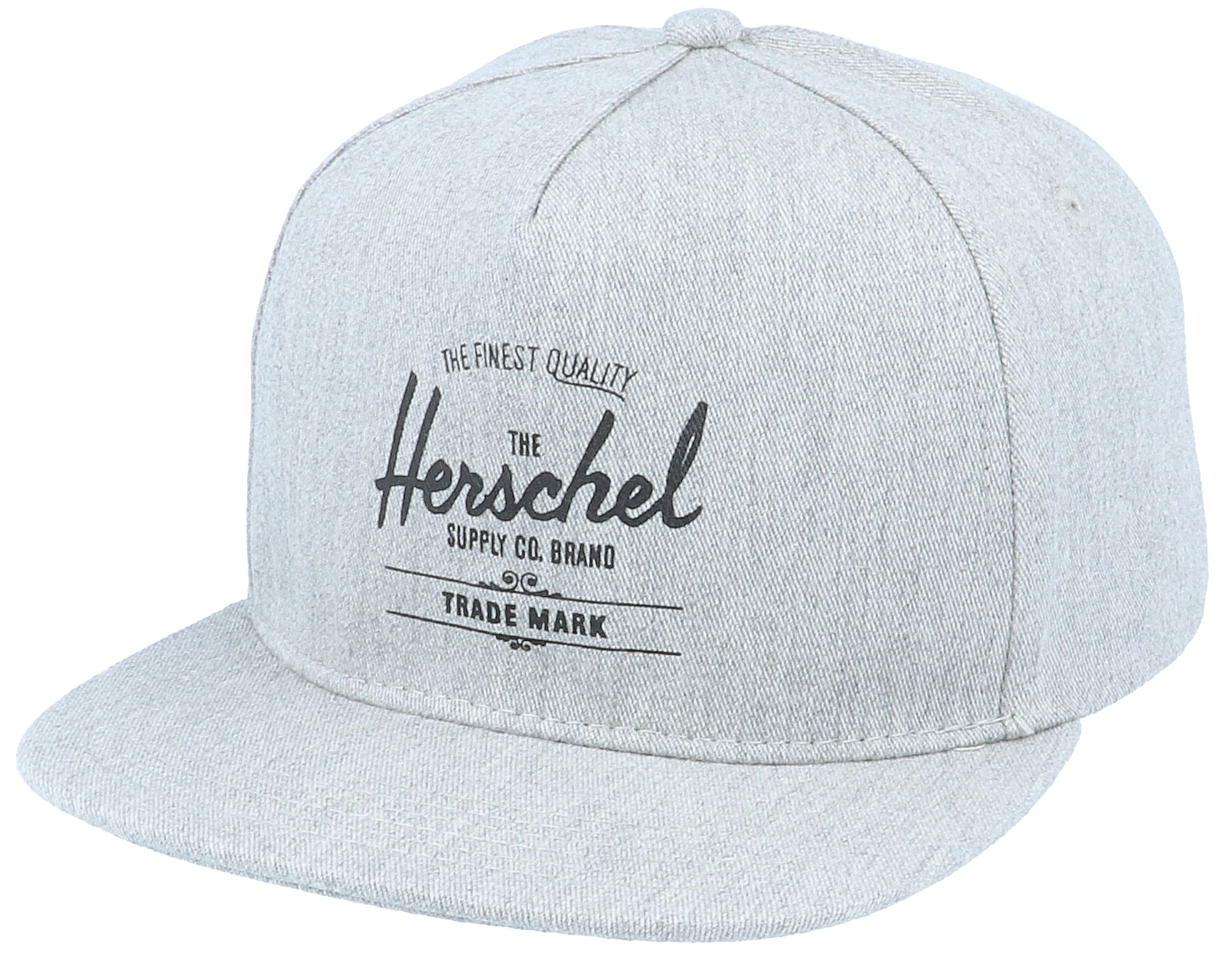 Whaler Heather Grey Snapback | Hatstoreworld.com