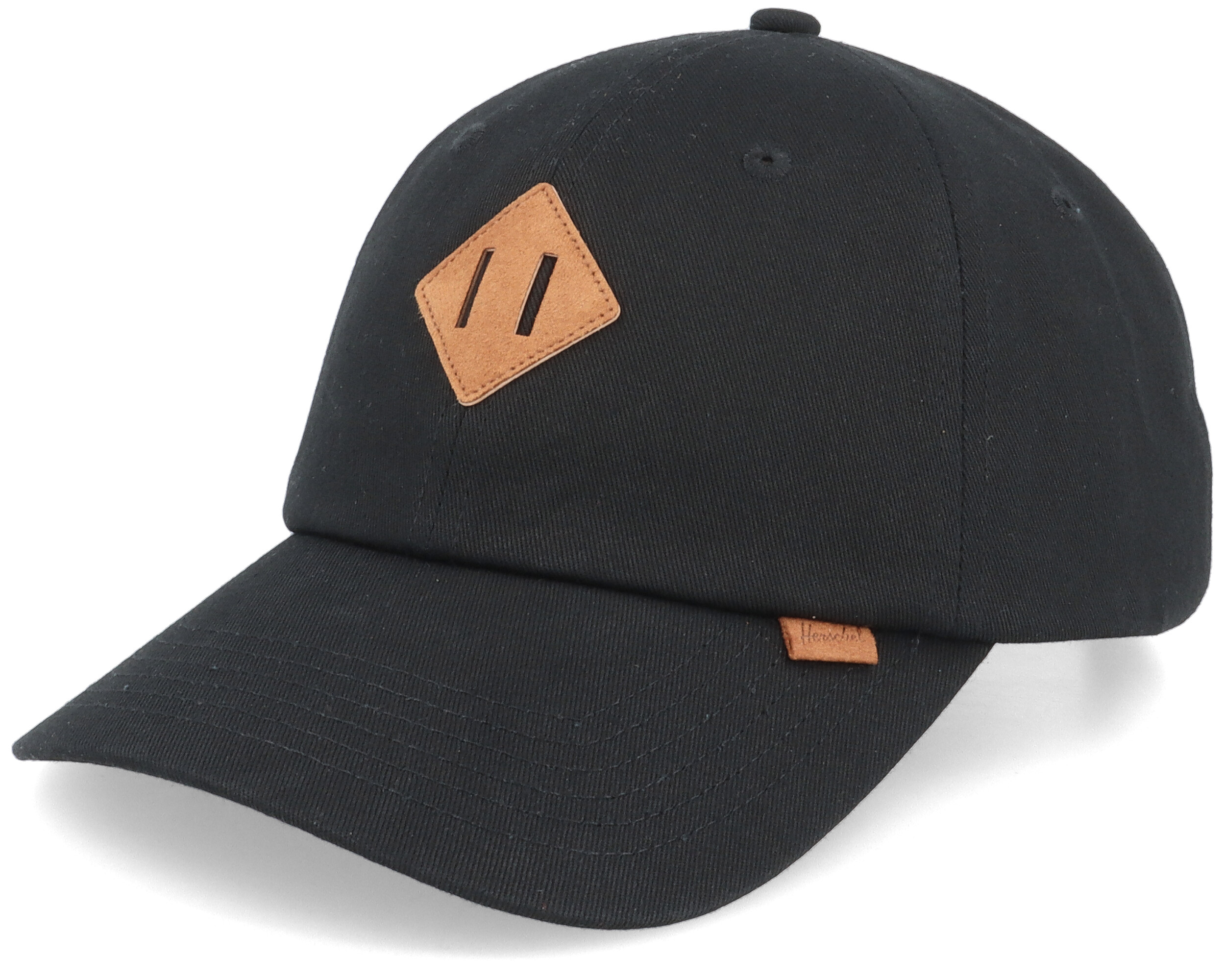 Sylas Tan Diamond Black Dad Cap - Hatstore.se