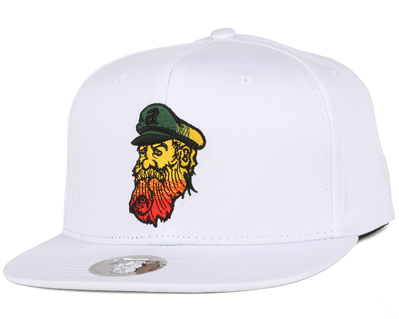 Ohoj White/Rasta Snapback - Appertiff cap | Hatstoreworld.com