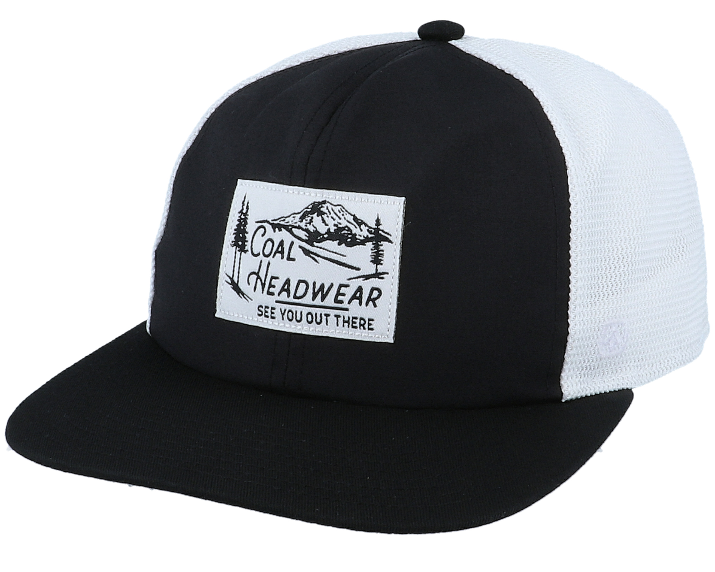 Highland Black/White Trucker - Coal cap | Hatstoreworld.com