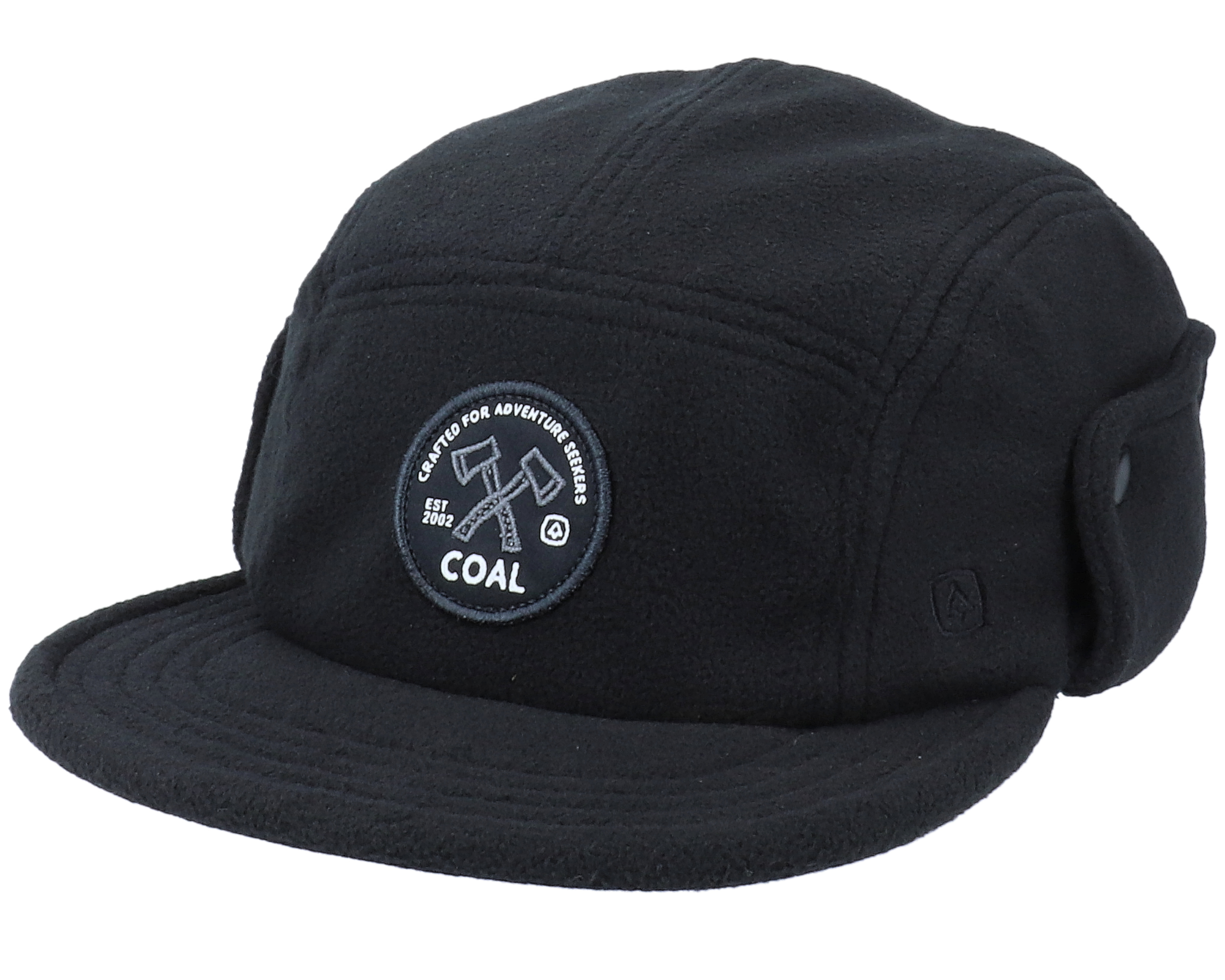 Arling Black Ear Flap - Coal cap | Hatstoreworld.com