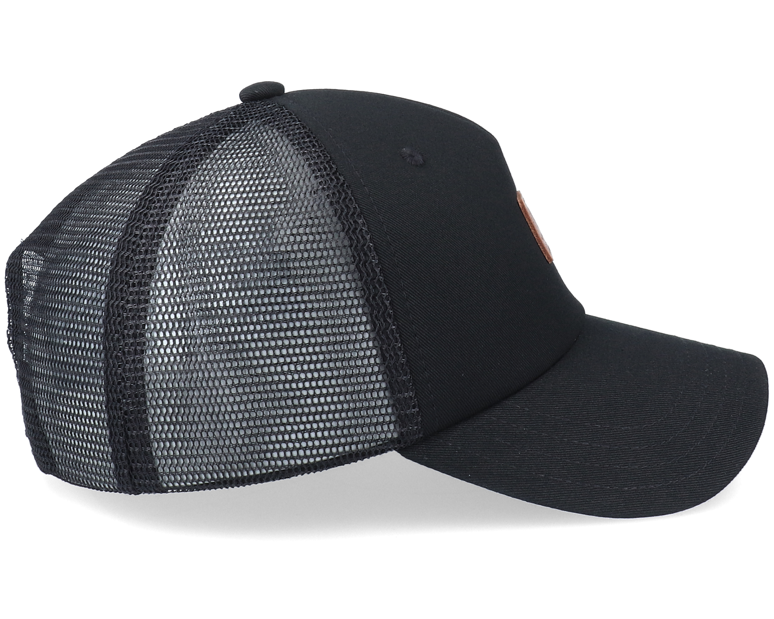 Shelton Cap Black Trucker - Coal cap | Hatstoreworld.com