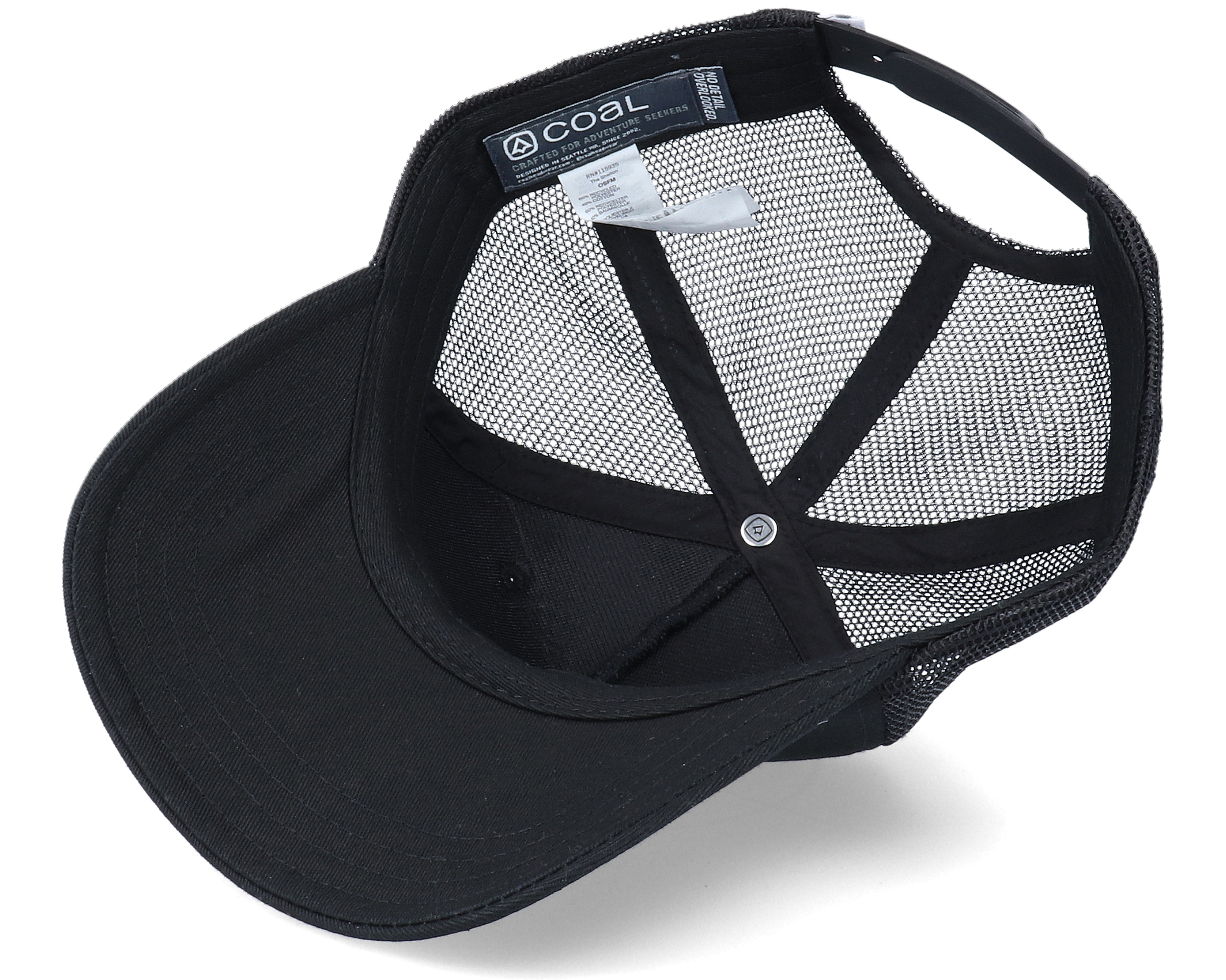 Shelton Cap Black Trucker - Coal | Hatstoreworld.com