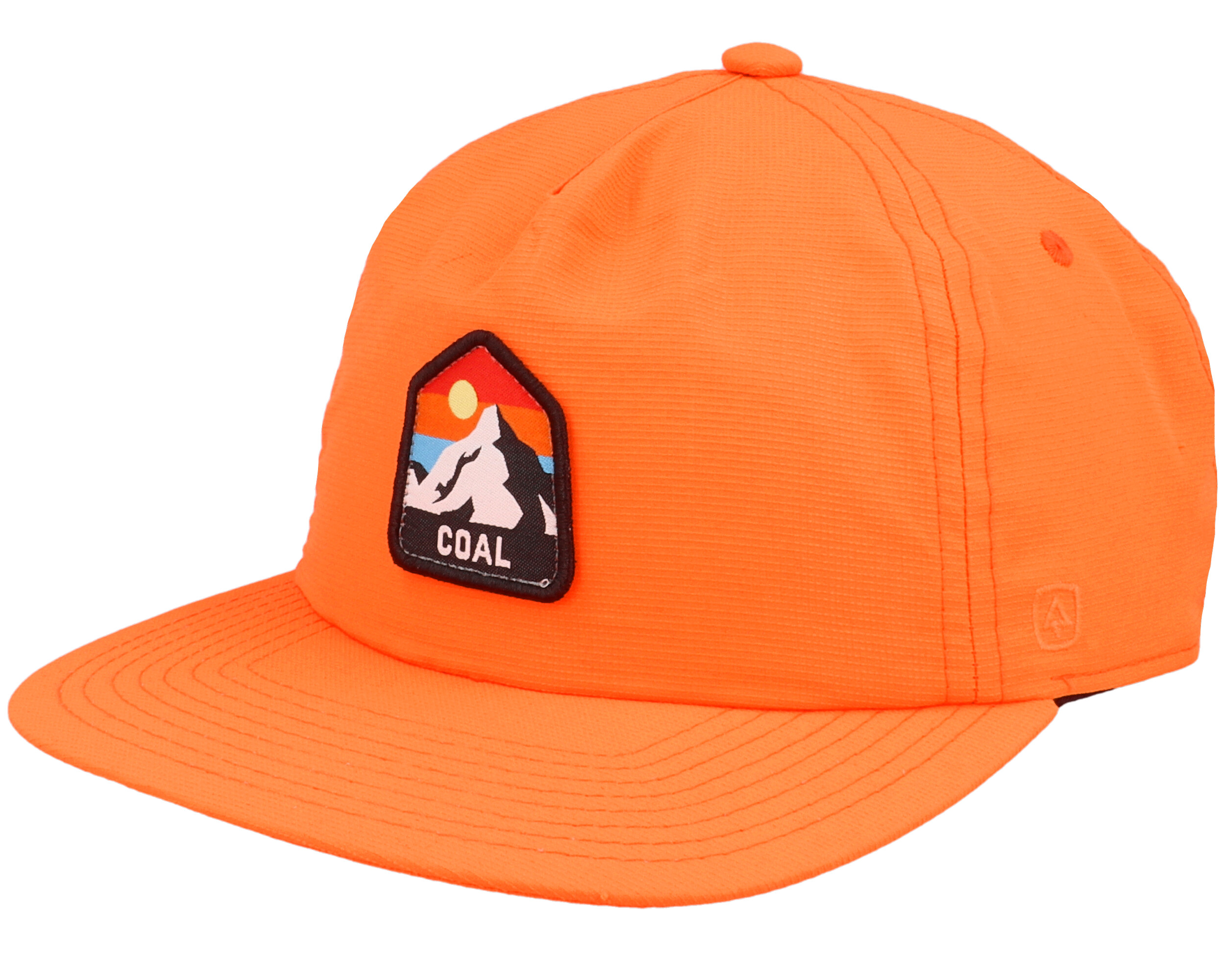 The Peak Low Profile Orange Snapback | Hatstoreworld.com