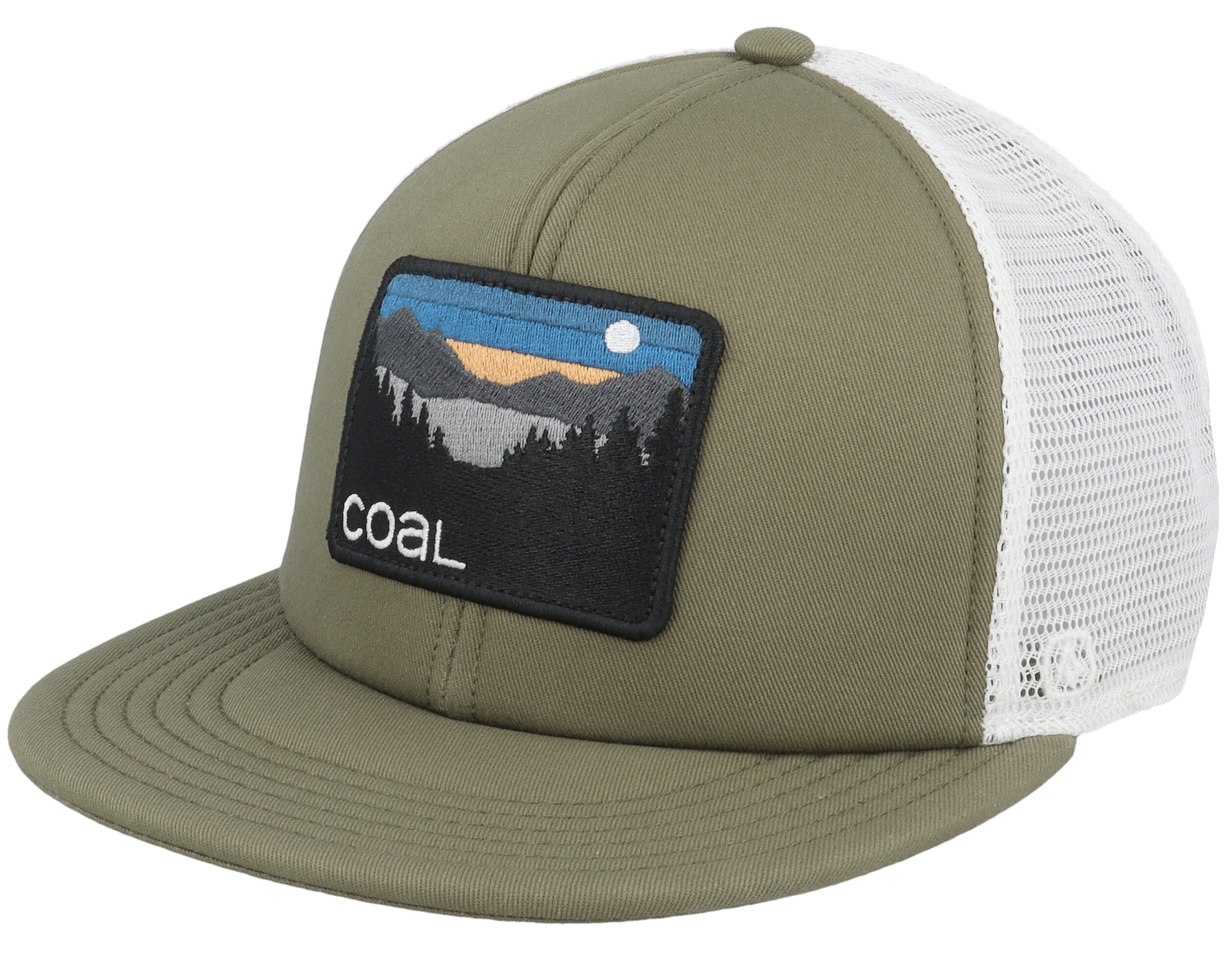 The Hauler Olive Roomy Trucker - Coal | Hatstoreworld.com