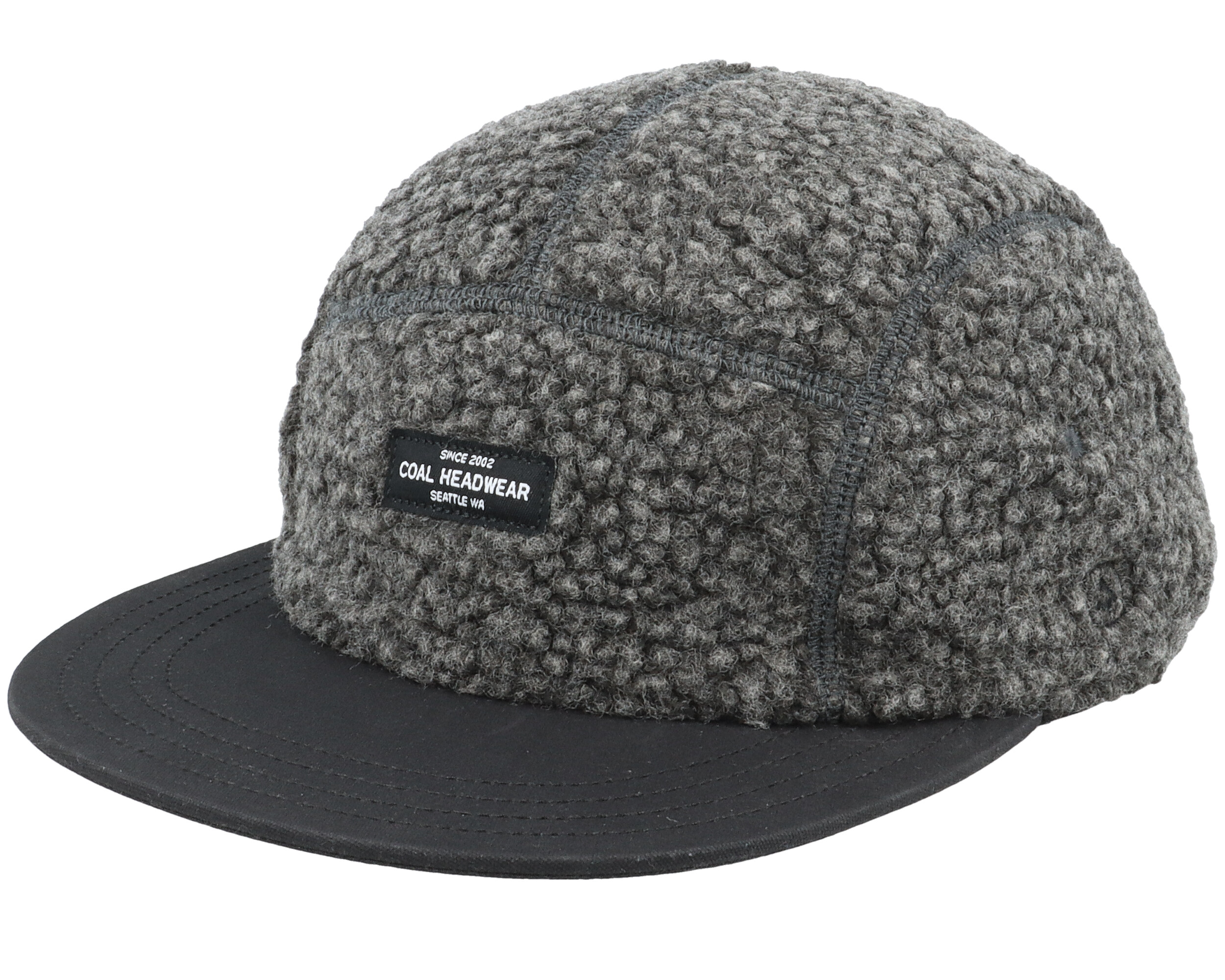 The Linus Black 5-Panel - Coal | Hatstoreworld.com