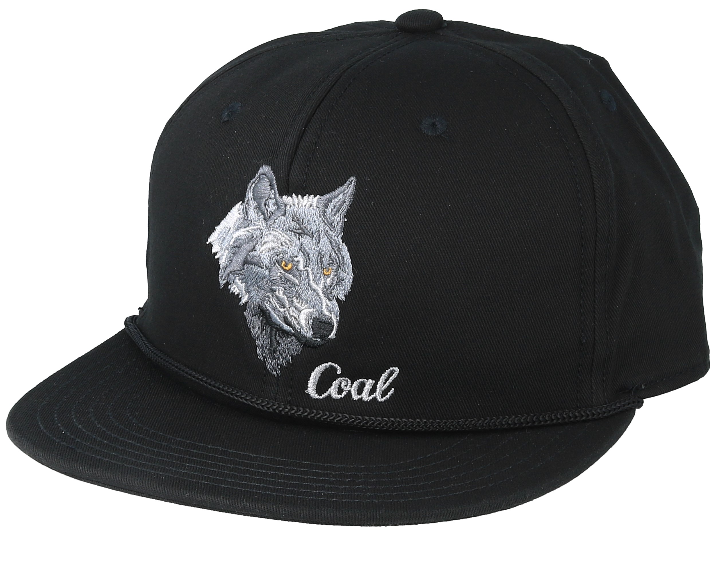 Wilderness Black Snapback - Coal cap | Hatstoreworld.com