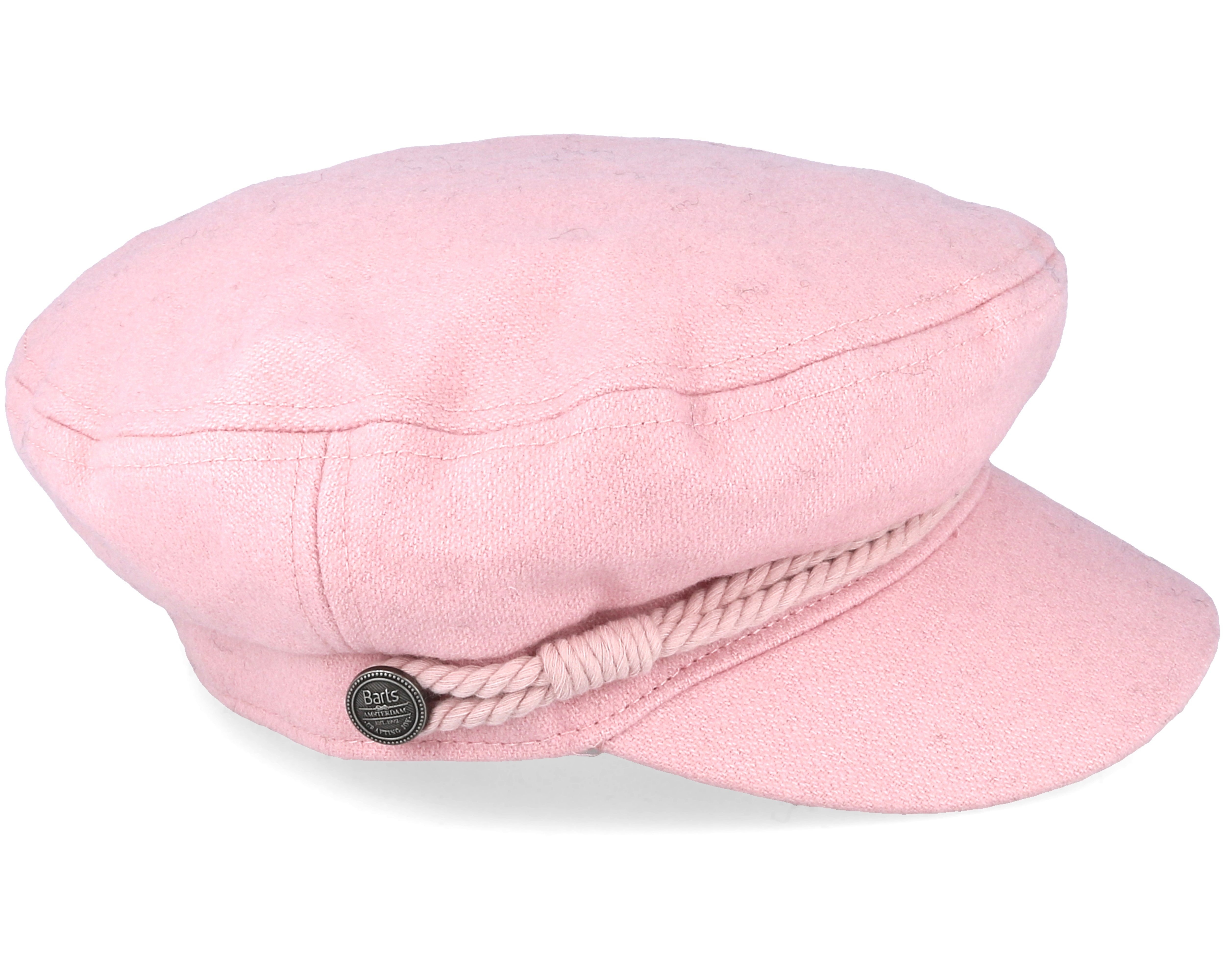 Skipper Dusty Pink Flat Cap - Barts | Hatstoreworld.com