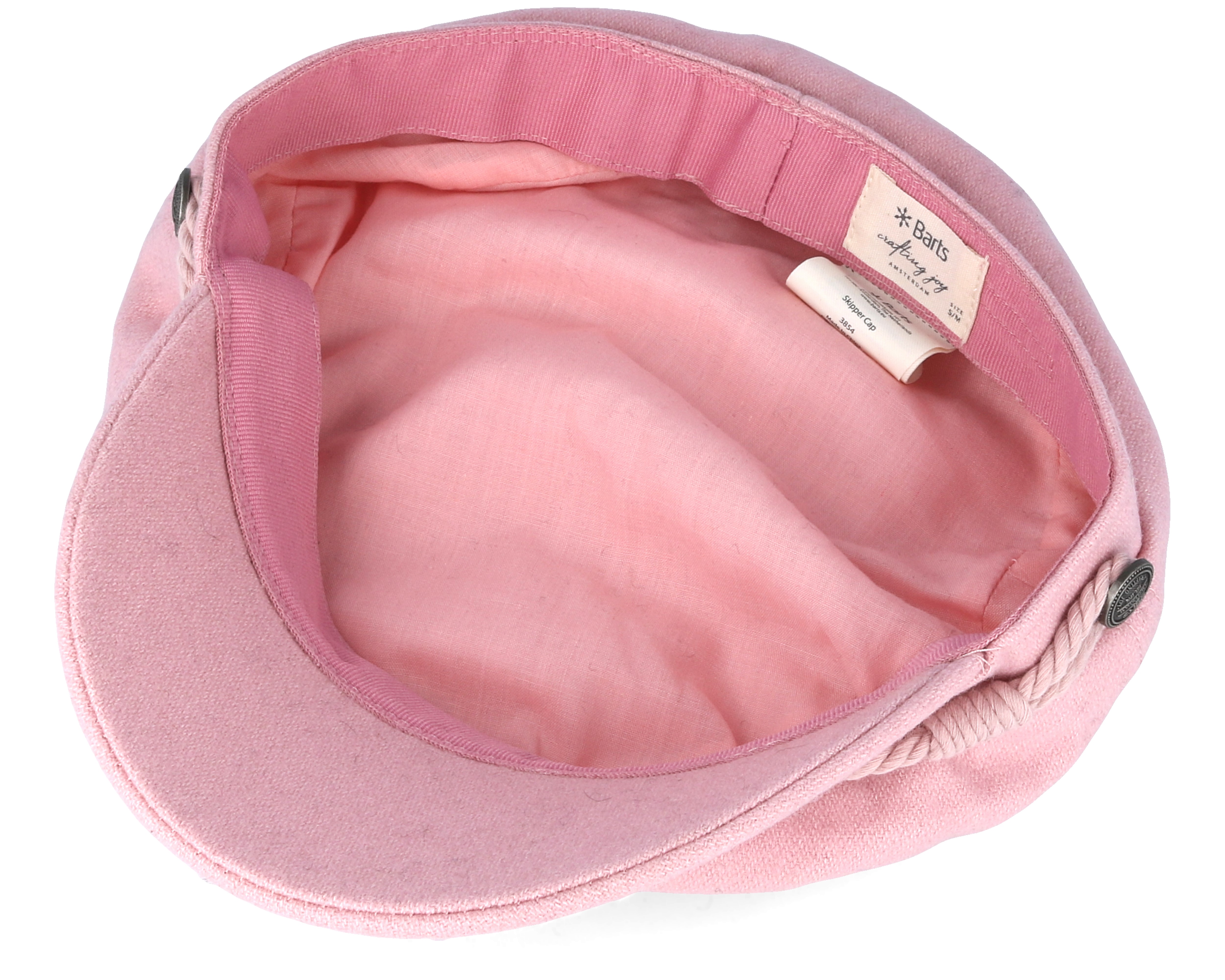 Skipper Dusty Pink Flat Cap - Barts cap | Hatstoreworld.com