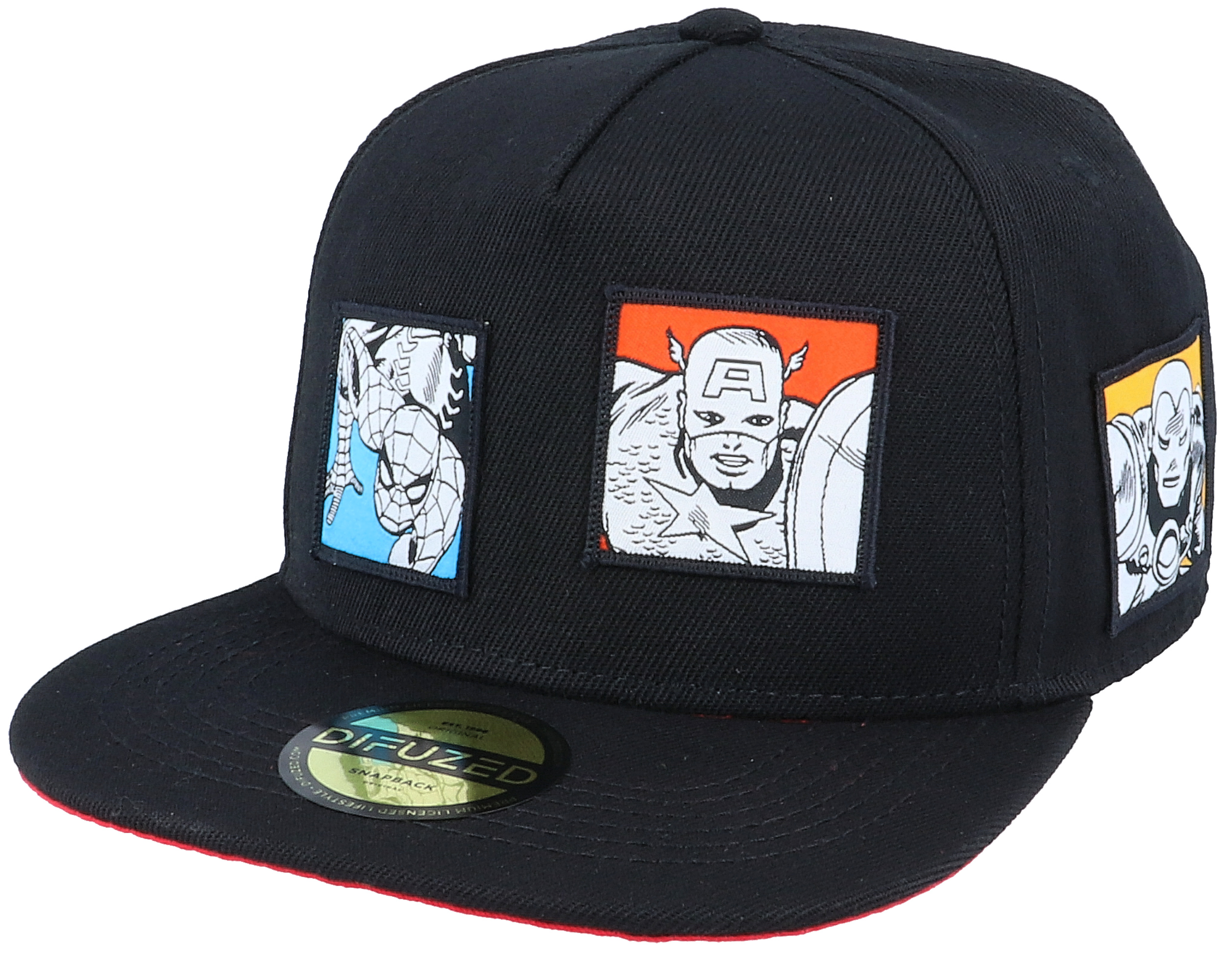 Marvel Comics Retro Black Snapback | Hatstoreworld.com