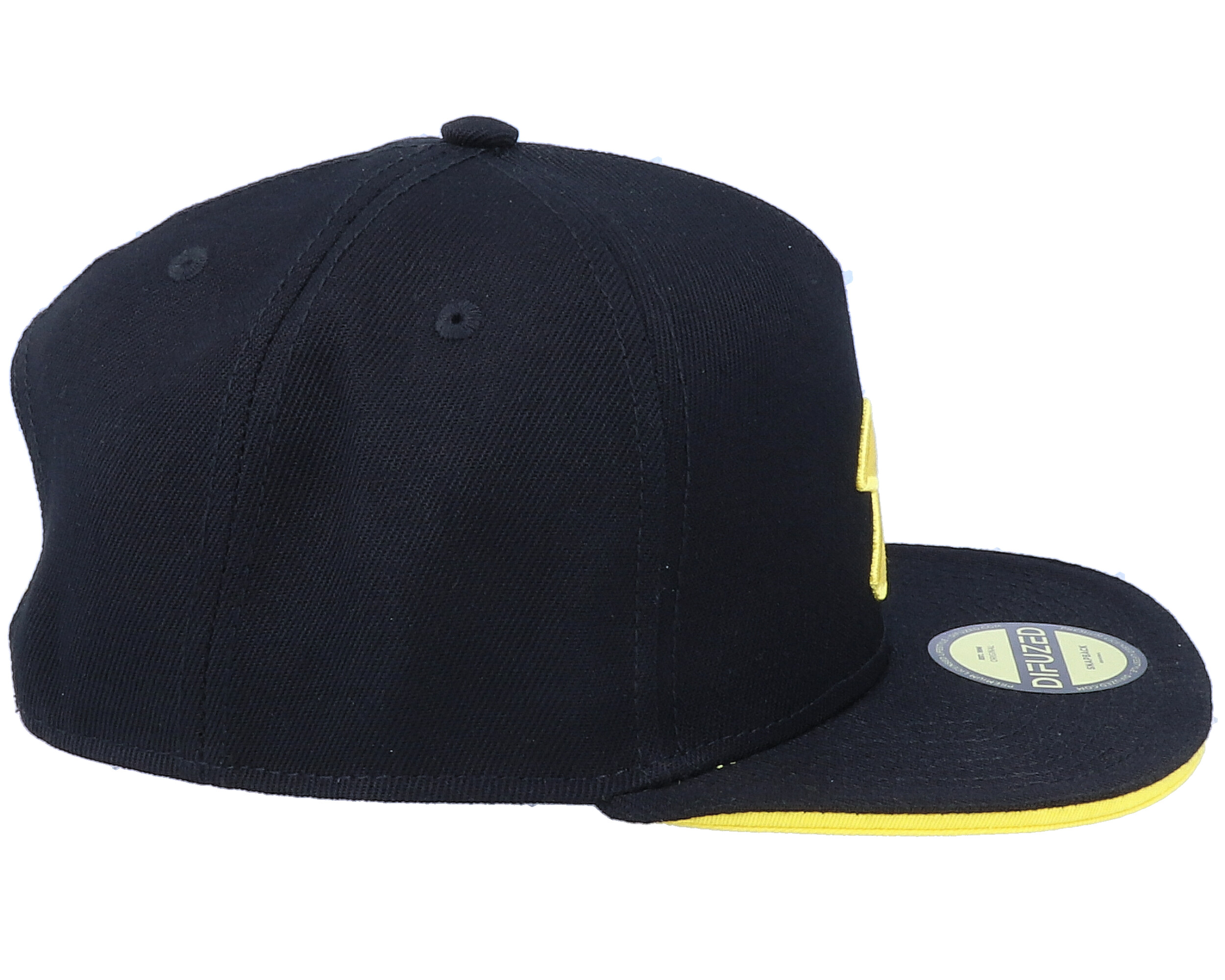 Pac-Man 40th Anniversary Black Snapback - Difuzed cap | Hatstoreworld.com
