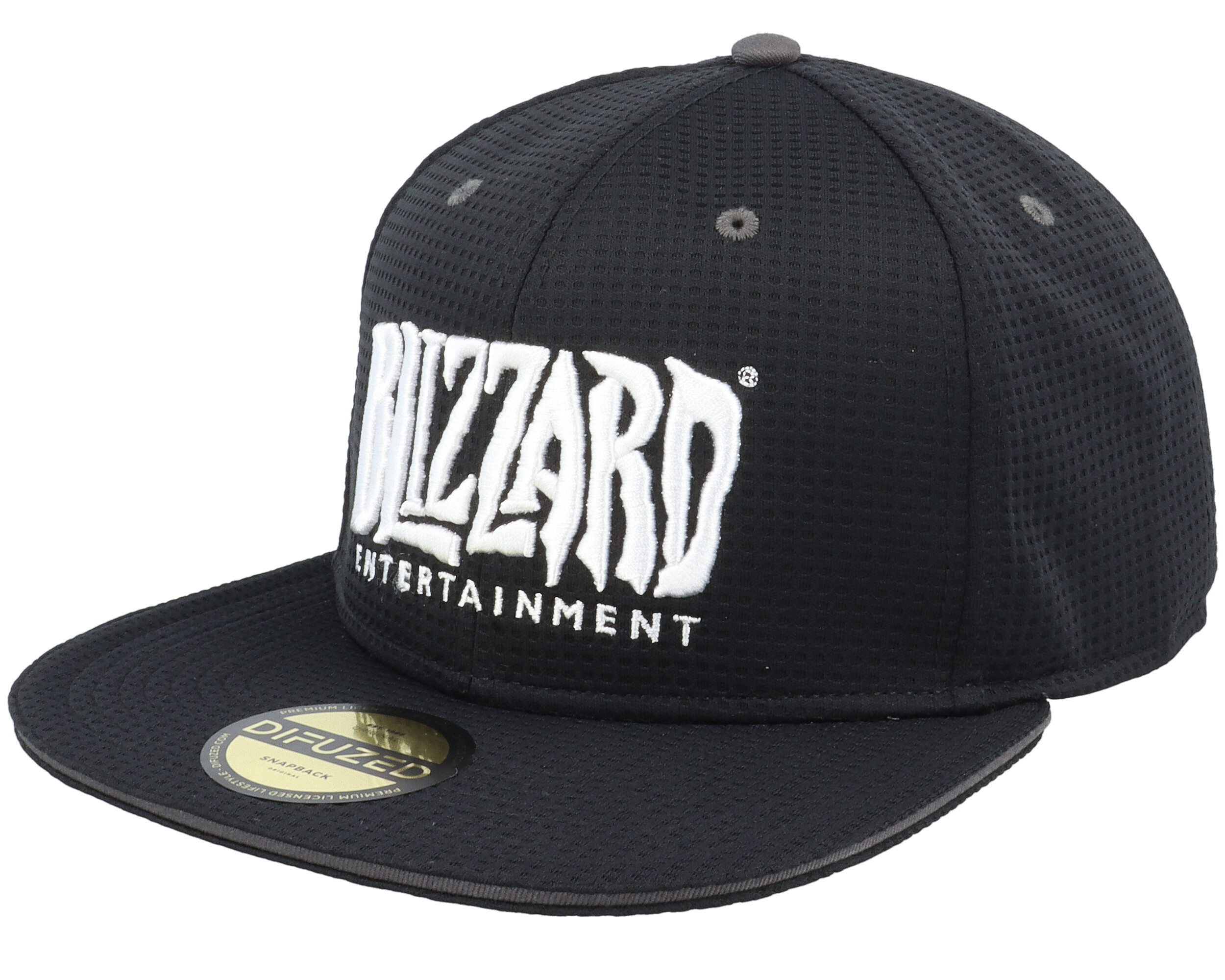 Overwatch Blizzard Logo Black Snapback | Hatstoreworld.com