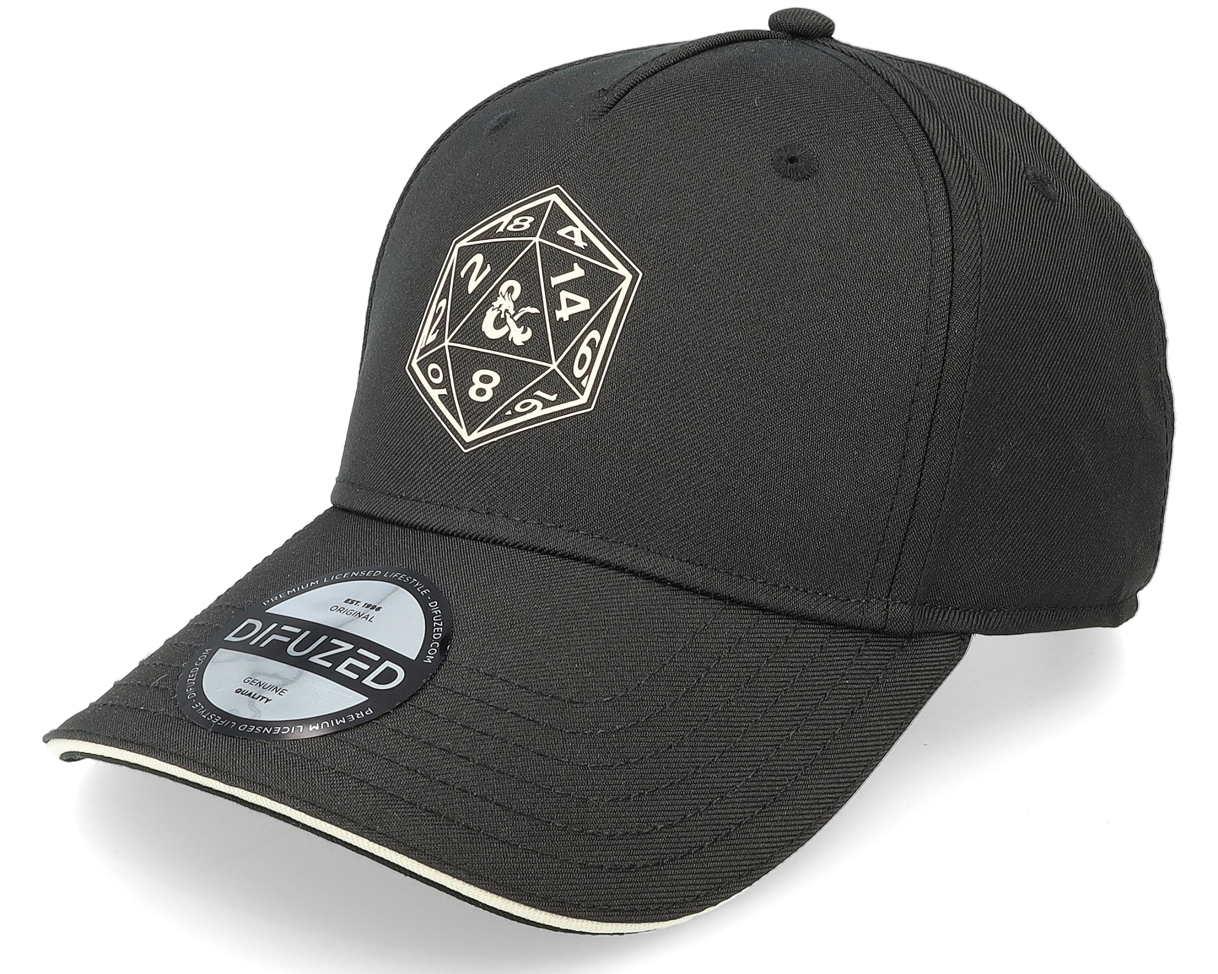 Dungeons & Dragons Cap Black Adjustable | Hatstoreworld.com