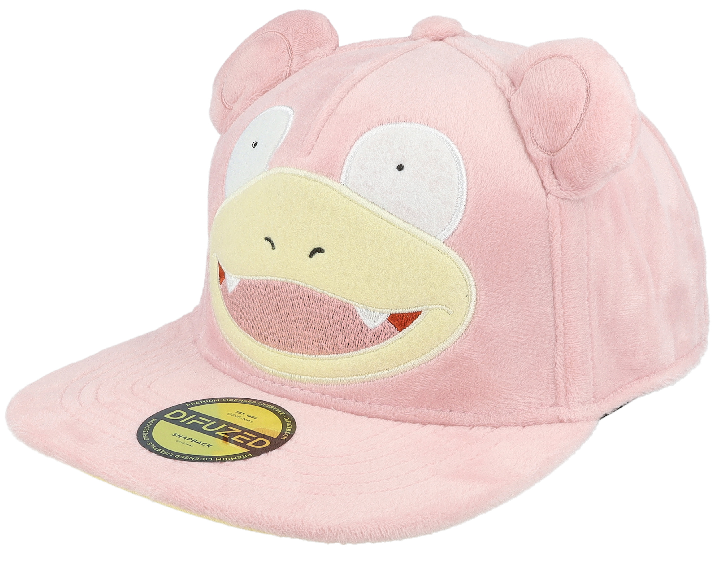 Pokémon Slowpoke Plush Pink Snapback | Hatstoreworld.com