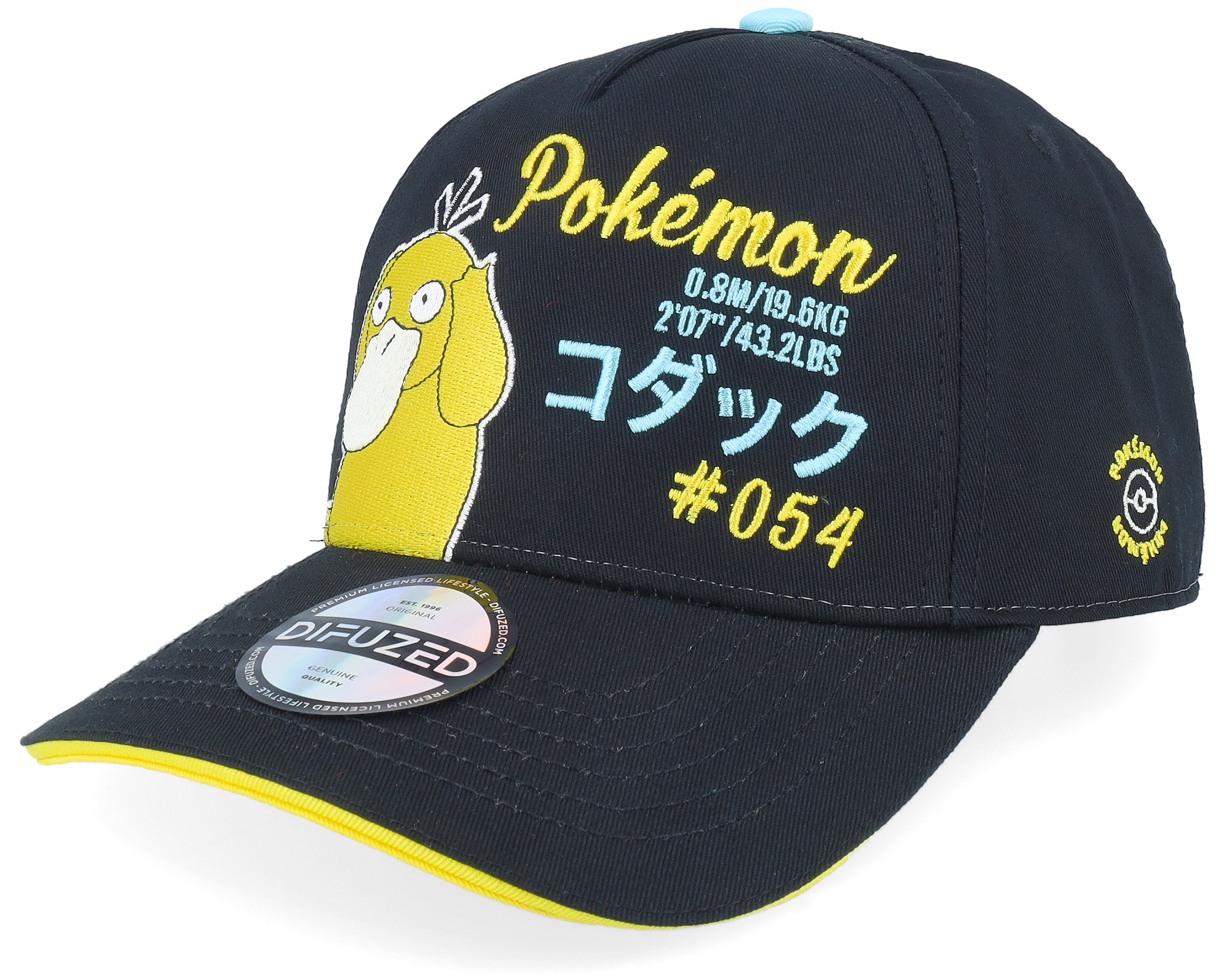 Pokémon Psyduck Black Adjustable | Hatstoreworld.com