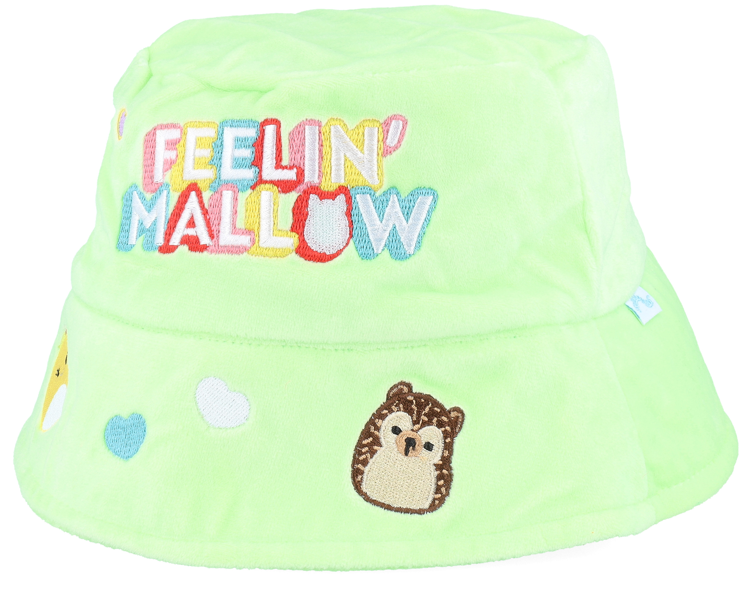 Squishmallows Feelin' Mallow Green Bucket | Hatstoreworld.com