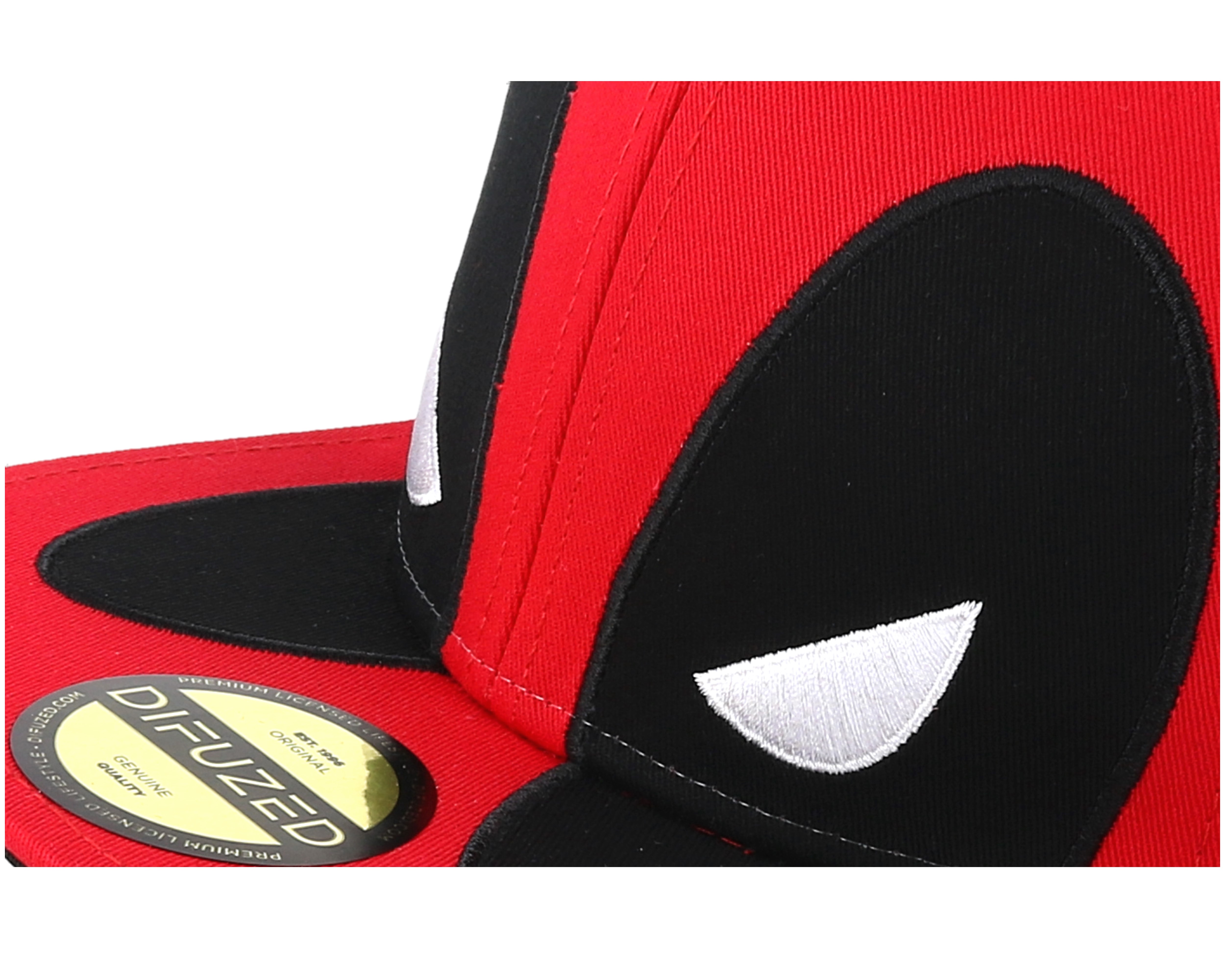 Deadpool Big Face Red Snapback - Difuzed | Hatstoreworld.com