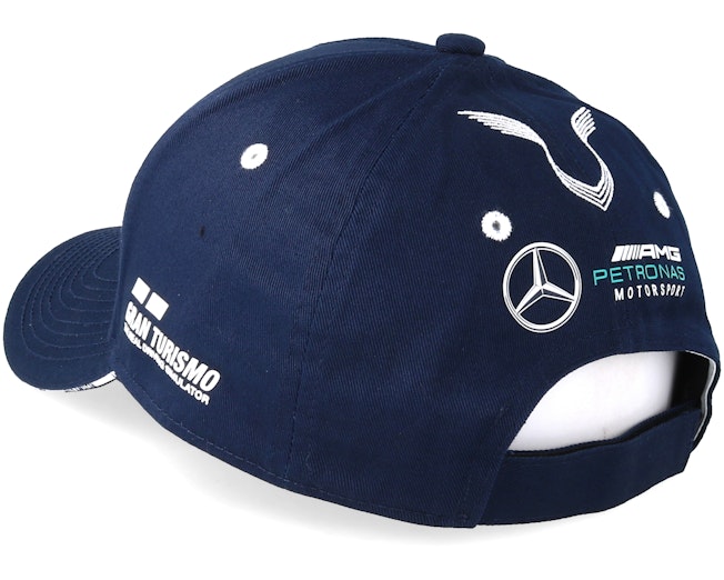 Lewis Hamilton Silverstone Cap Navy Adjustable - Mercedes caps ...