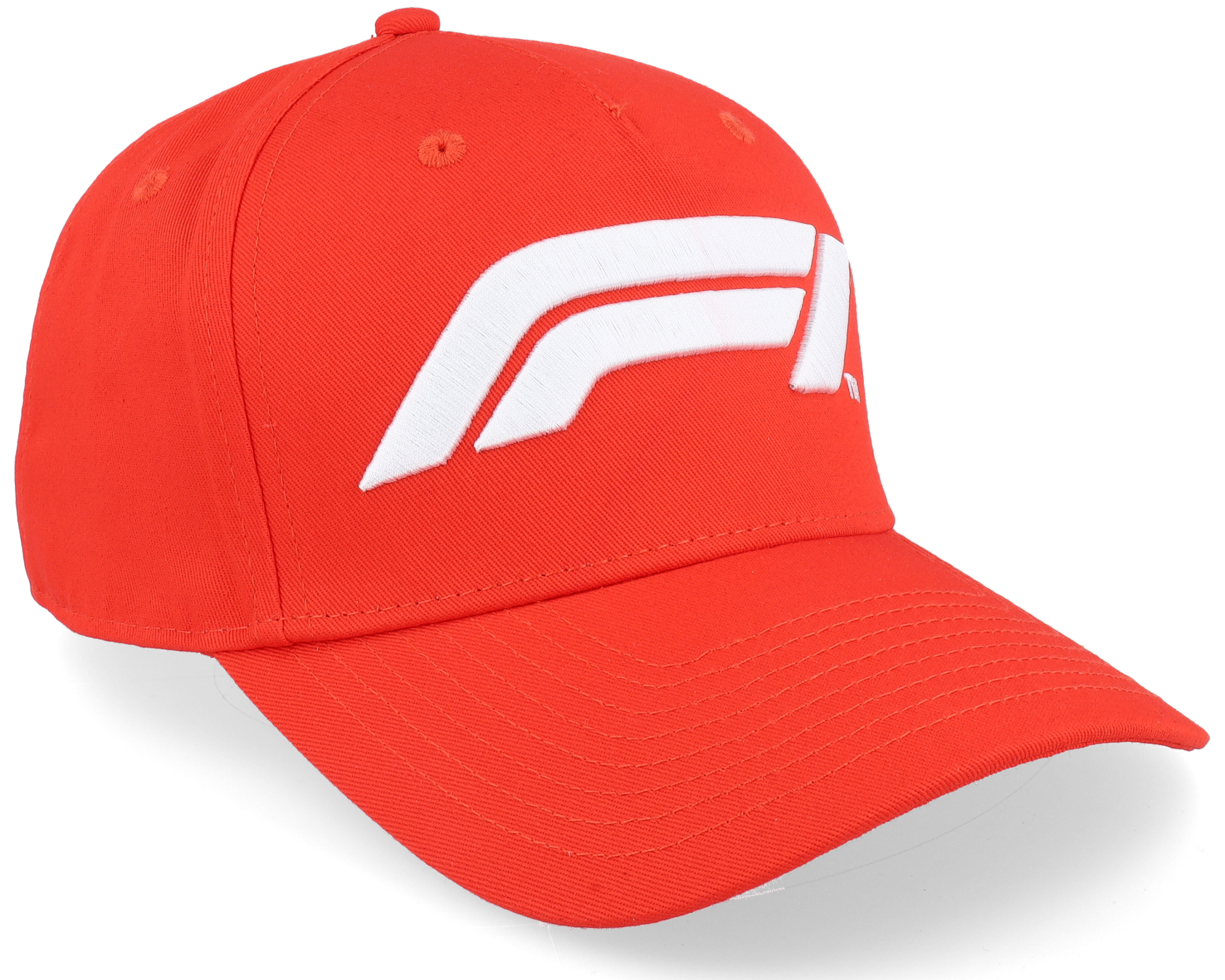 F1 Large Logo Red/White Adjustable - Formula One cap - hatstoreworld.com