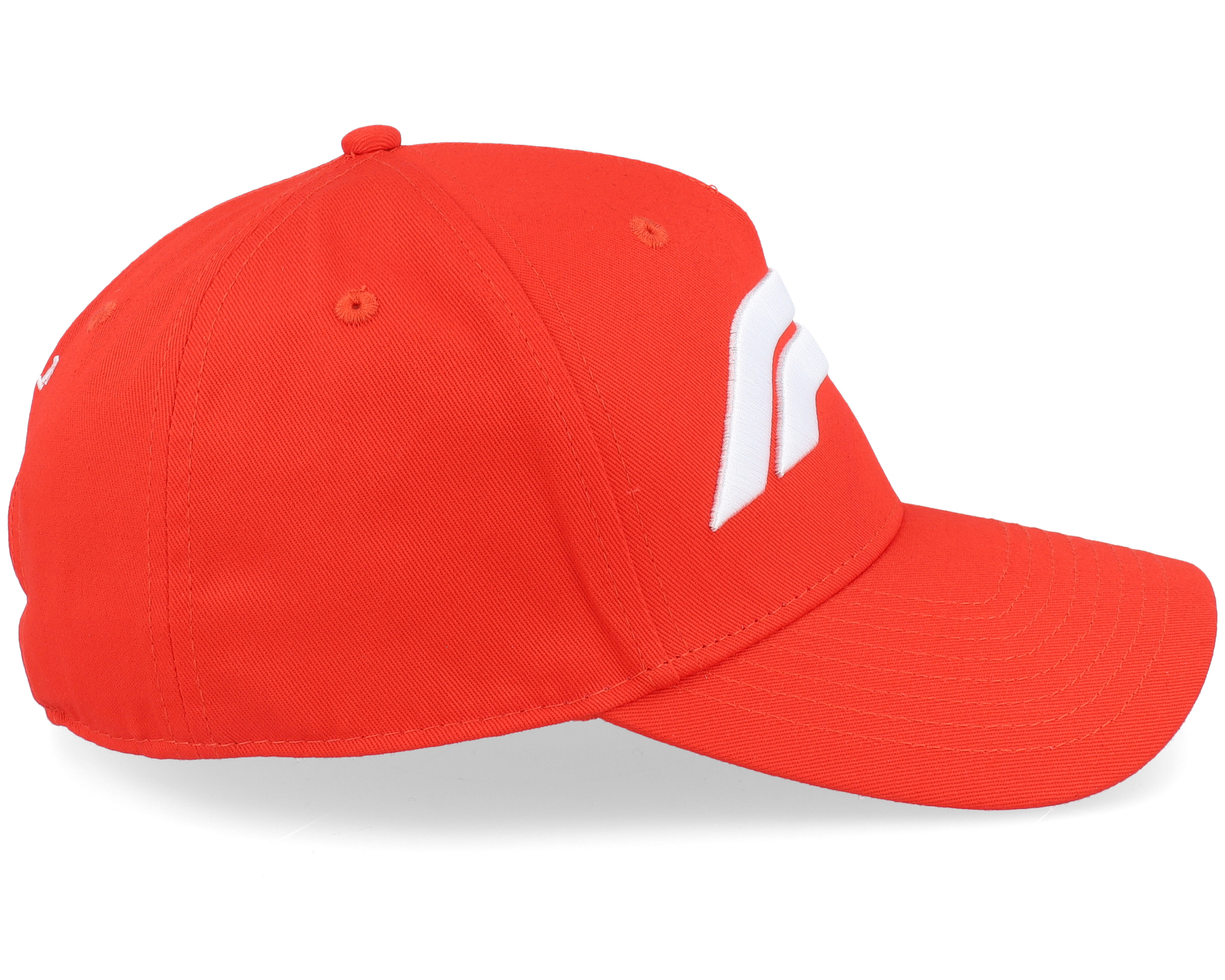 F1 Large Logo Red/White Adjustable - Formula One cap - hatstoreworld.com